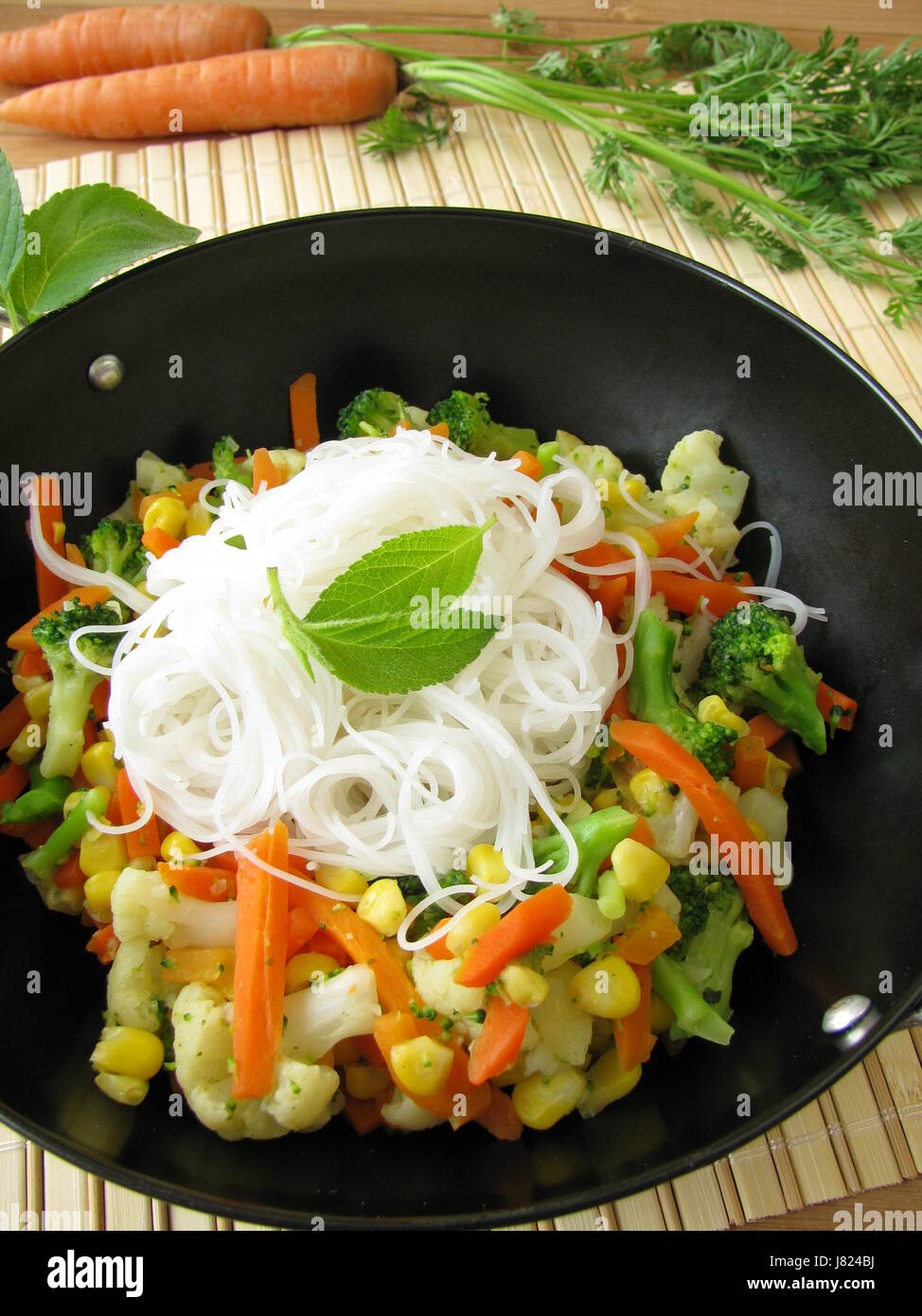 vegetable sage pineapple kitchen cuisine noodles vegetable carrots corn ...