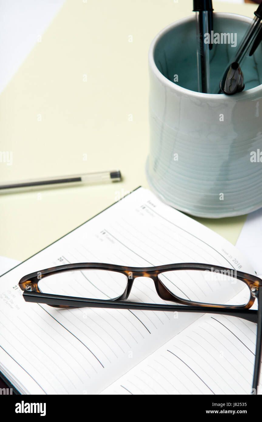 diary or planner to organise an event Stock Photo - Alamy