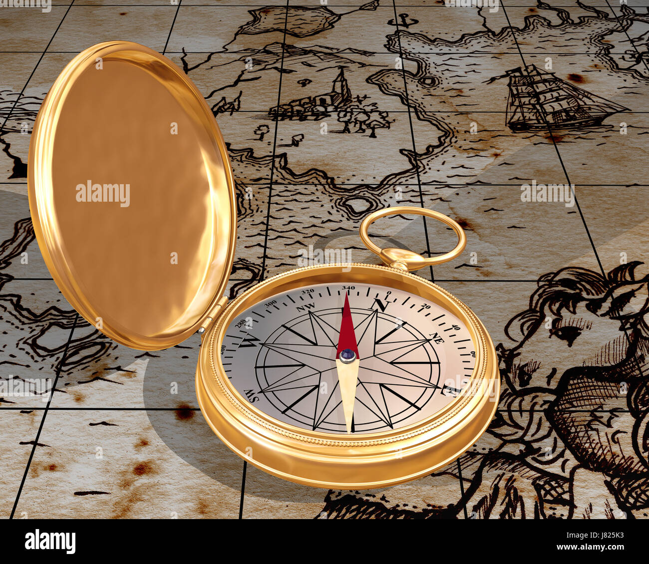Compass dial hi-res stock photography and images - Alamy