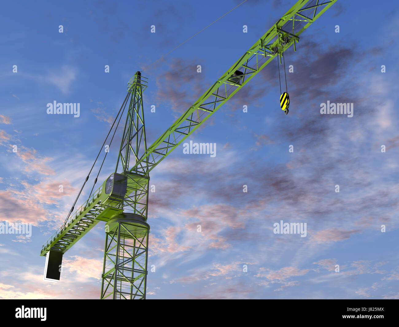 tower elevator lift build building site construction crane tower ...
