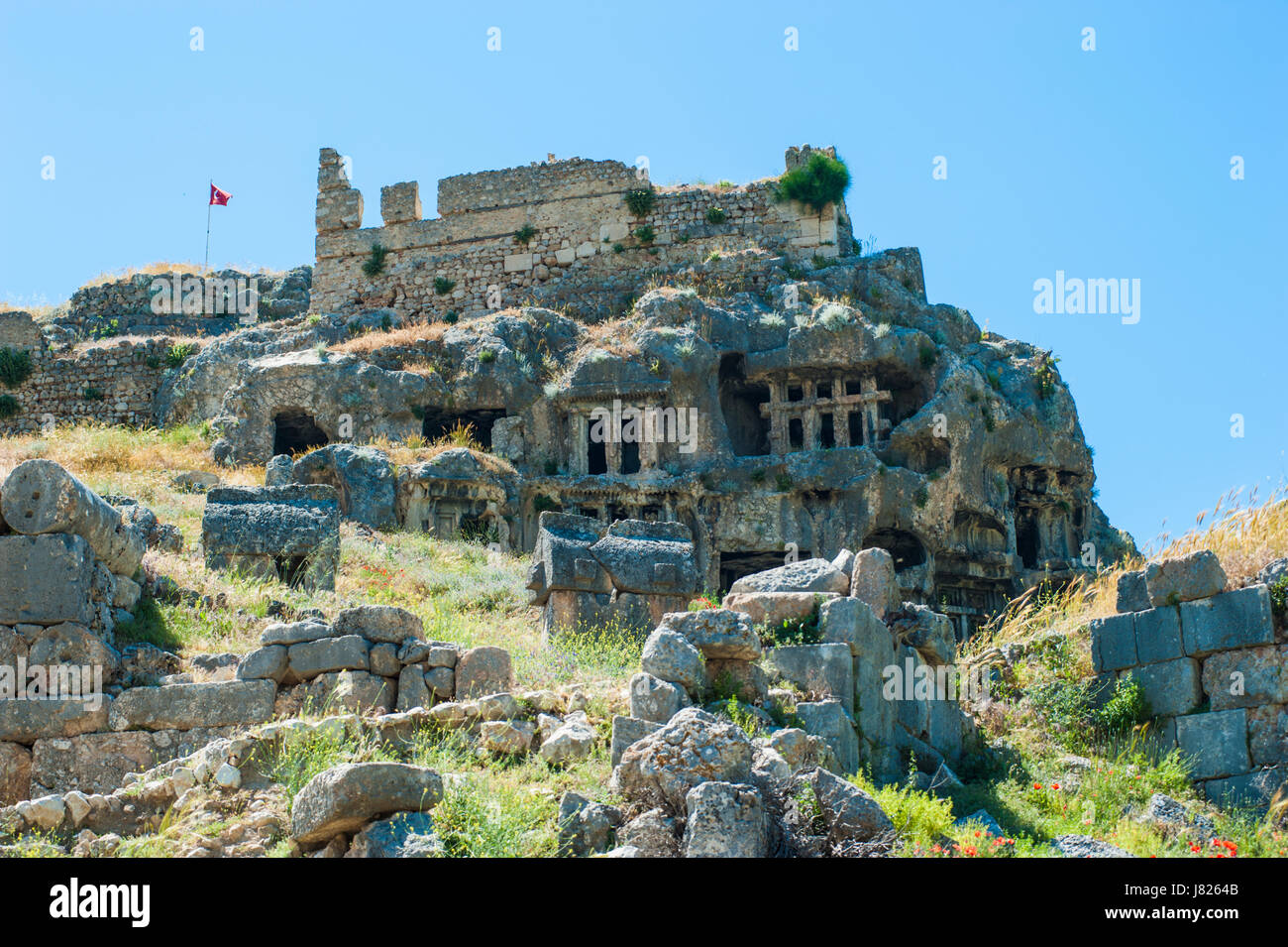 The ruins of Tlos, Turkey Stock Photo - Alamy