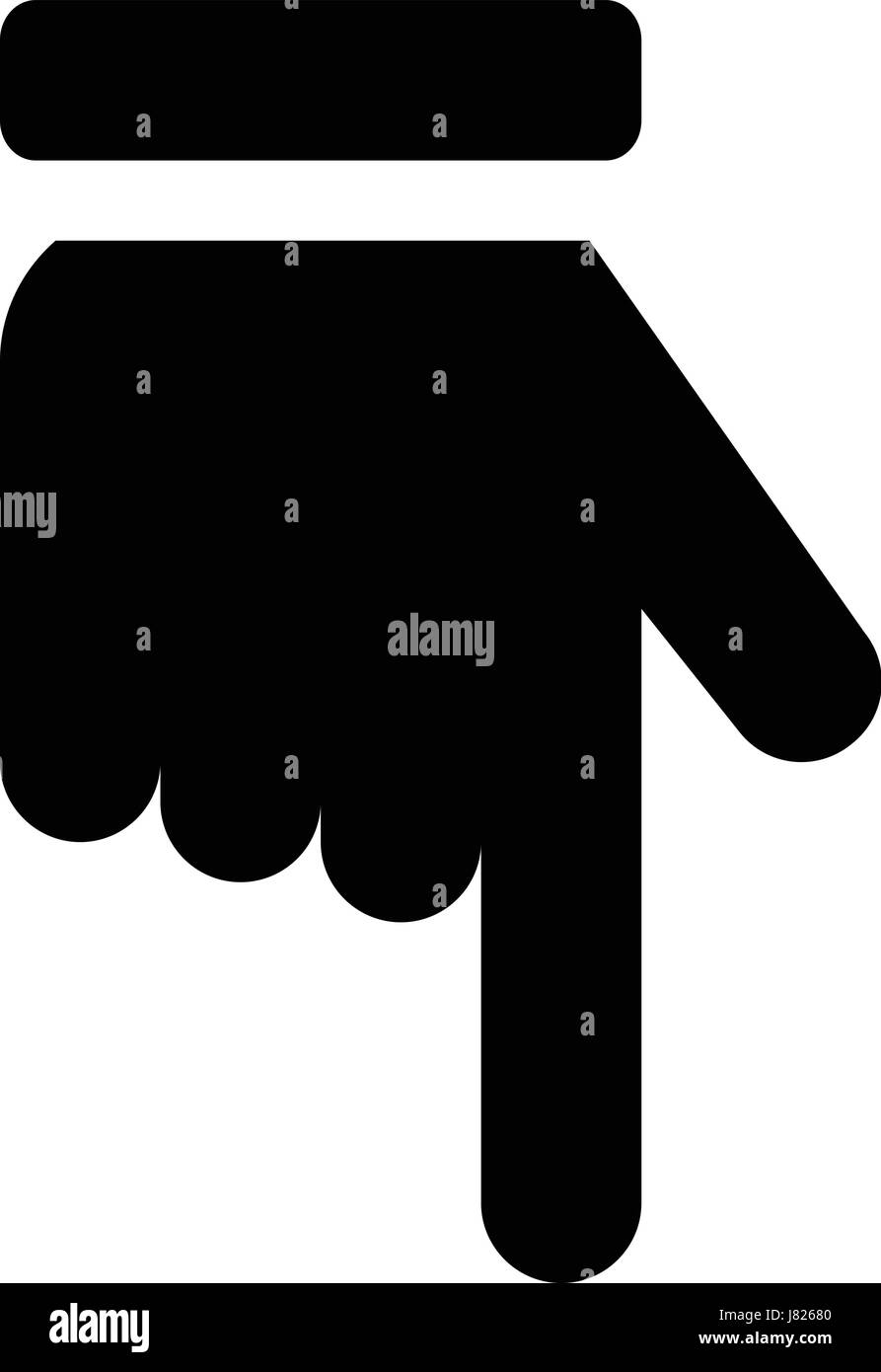 Hand pointing emoji Black and White Stock Photos & Images - Alamy