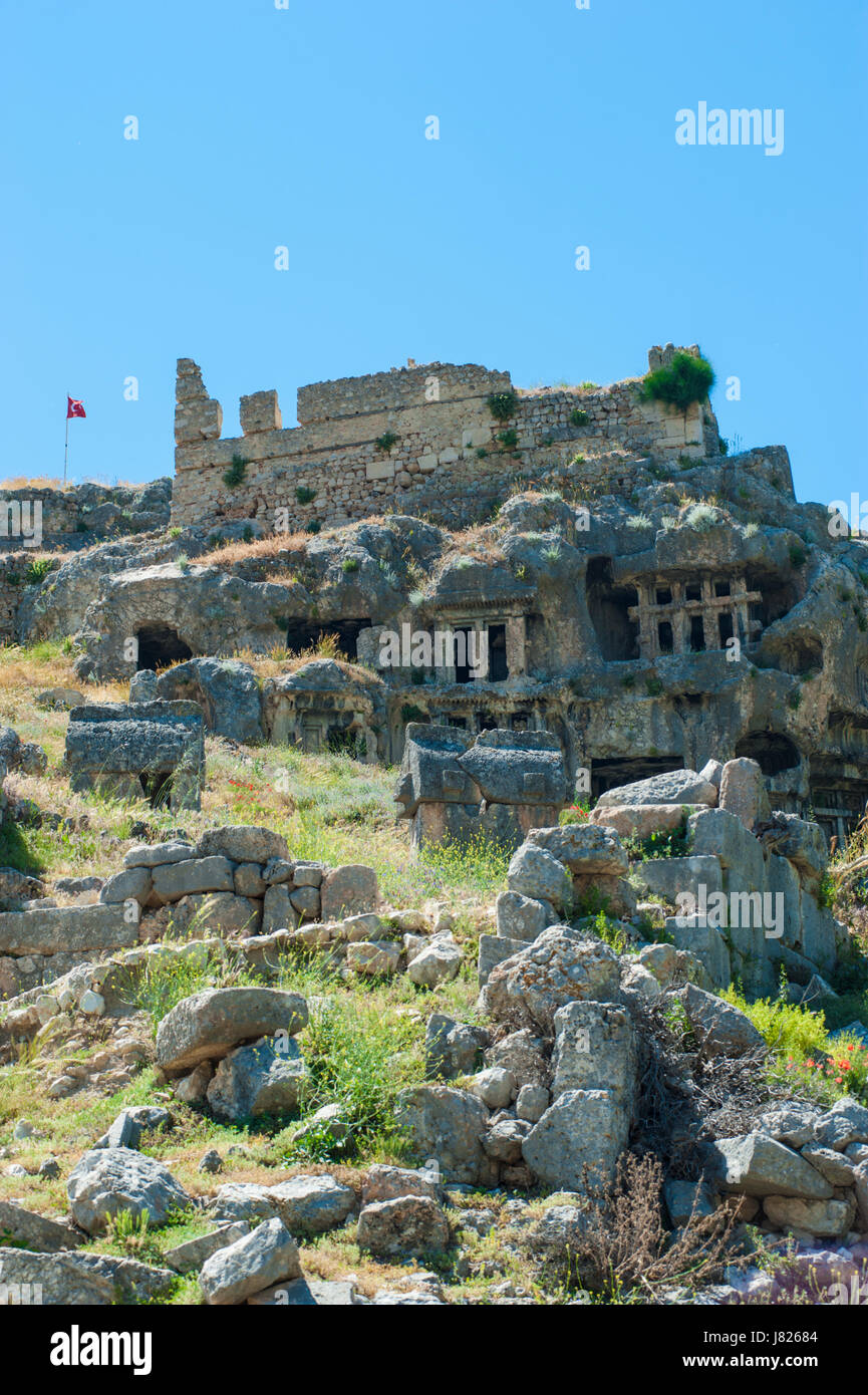 The ruins of Tlos, Turkey Stock Photo - Alamy