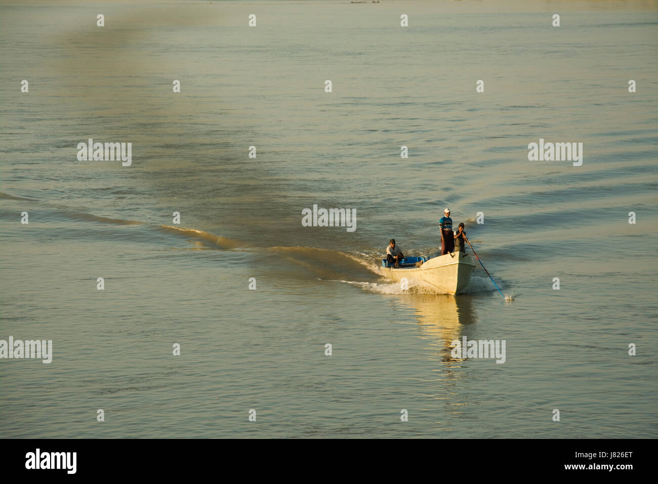 ASIA, MYANMAR (BURMA), Irrawaddy Region, Myanaung Town Irrawaddy River ...