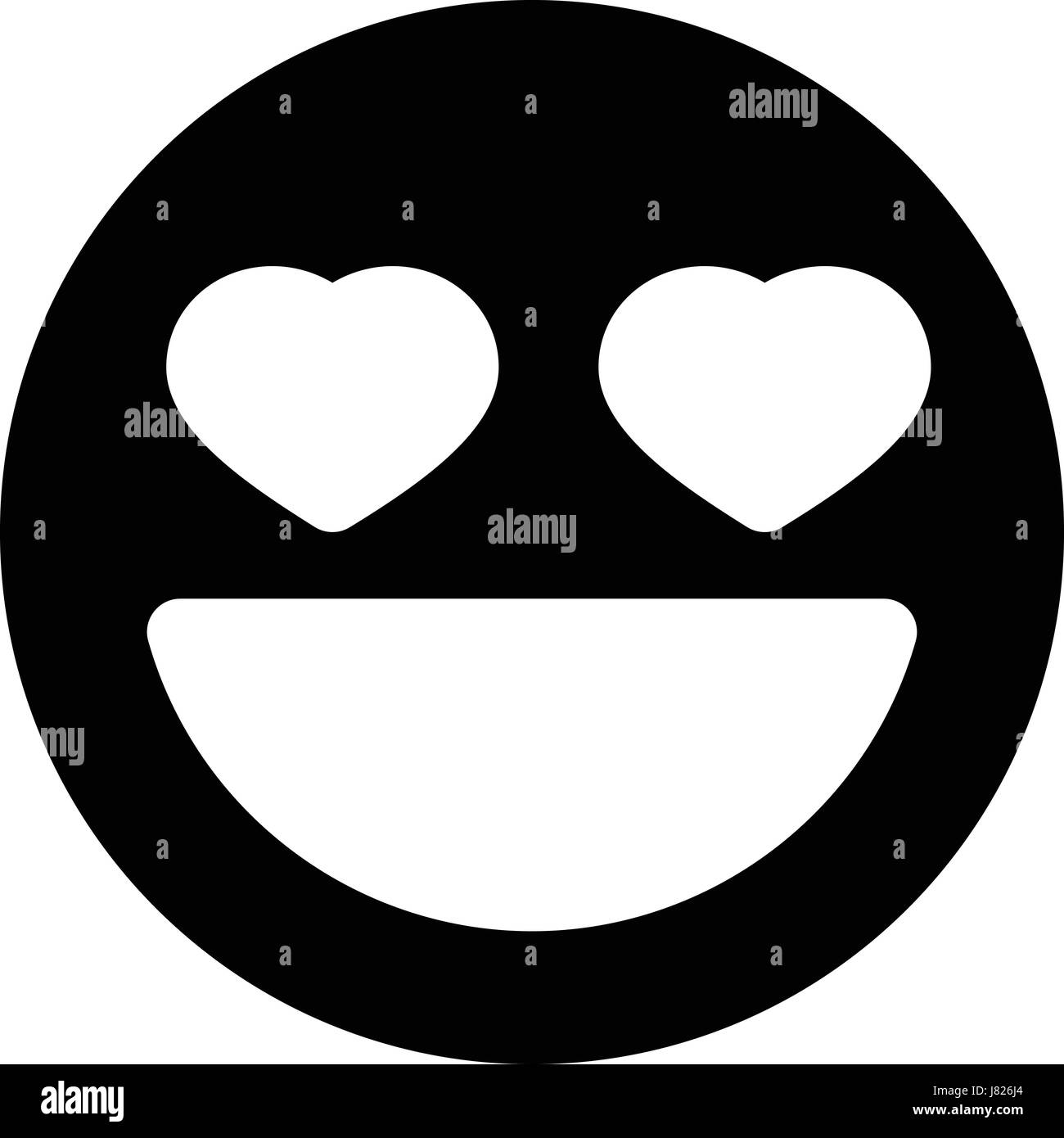 fall in love emoji Stock Vector Image & Art - Alamy
