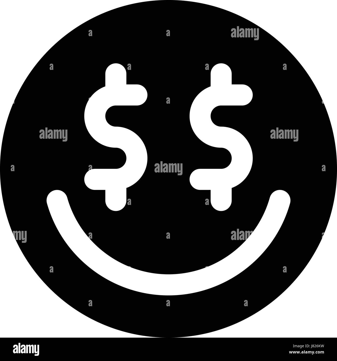Face of greed Stock Vector Images - Alamy
