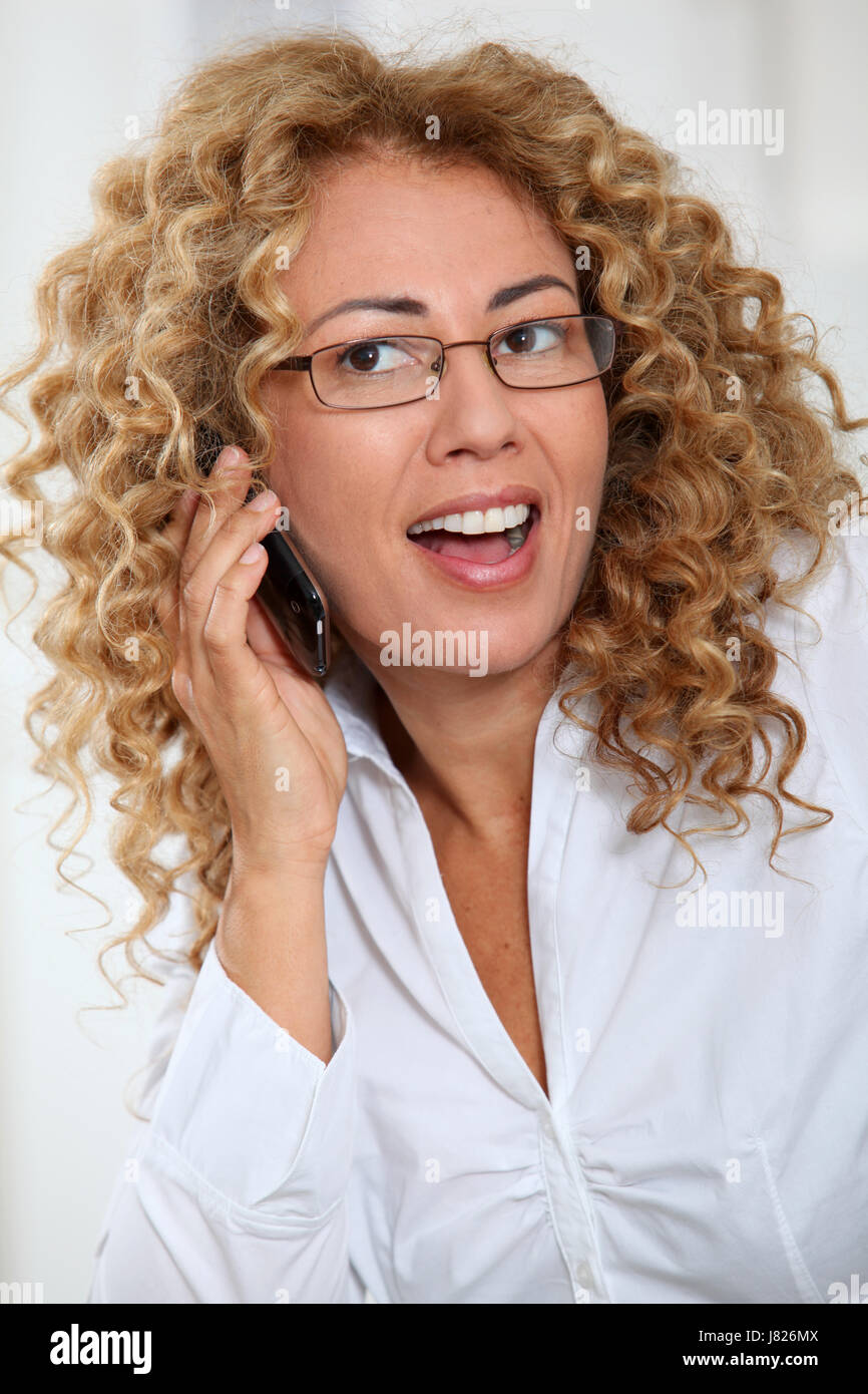woman conversation telephone phone talk speaking speaks spoken speak ...