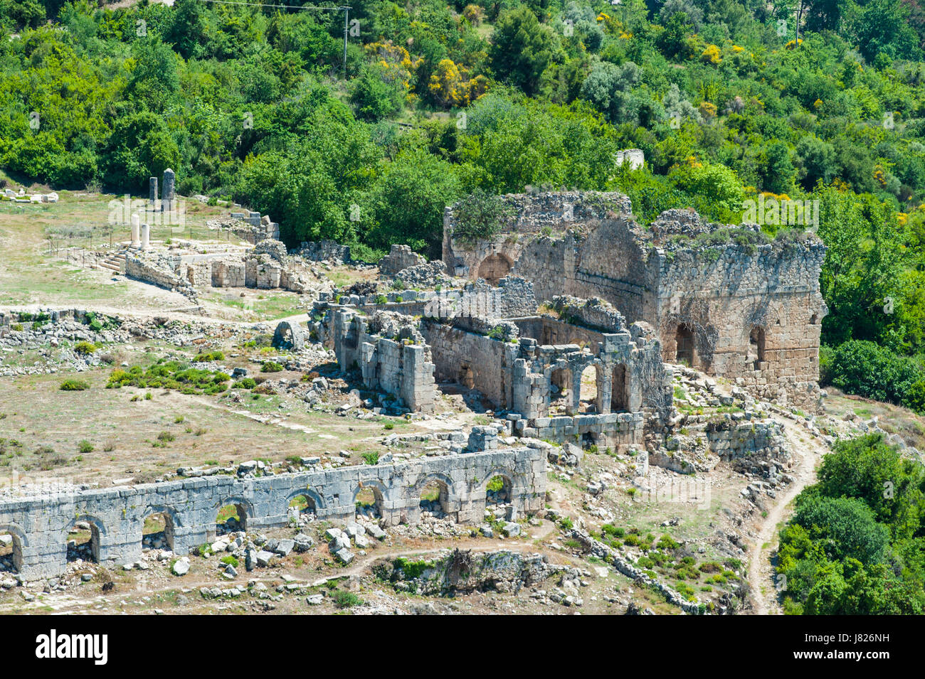 The ruins of Tlos, Turkey Stock Photo - Alamy