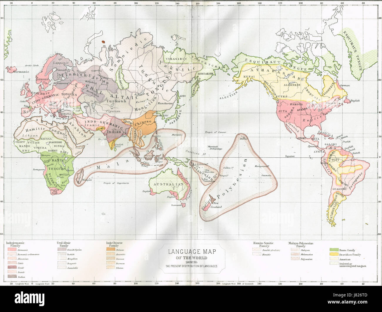 Map world 19th century hi-res stock photography and images - Alamy