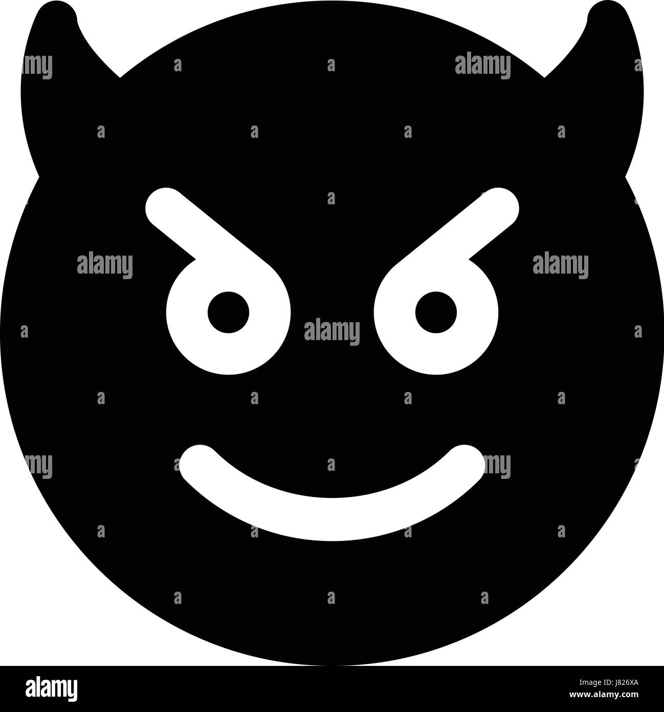 happy devil emoji Stock Vector Image & Art - Alamy