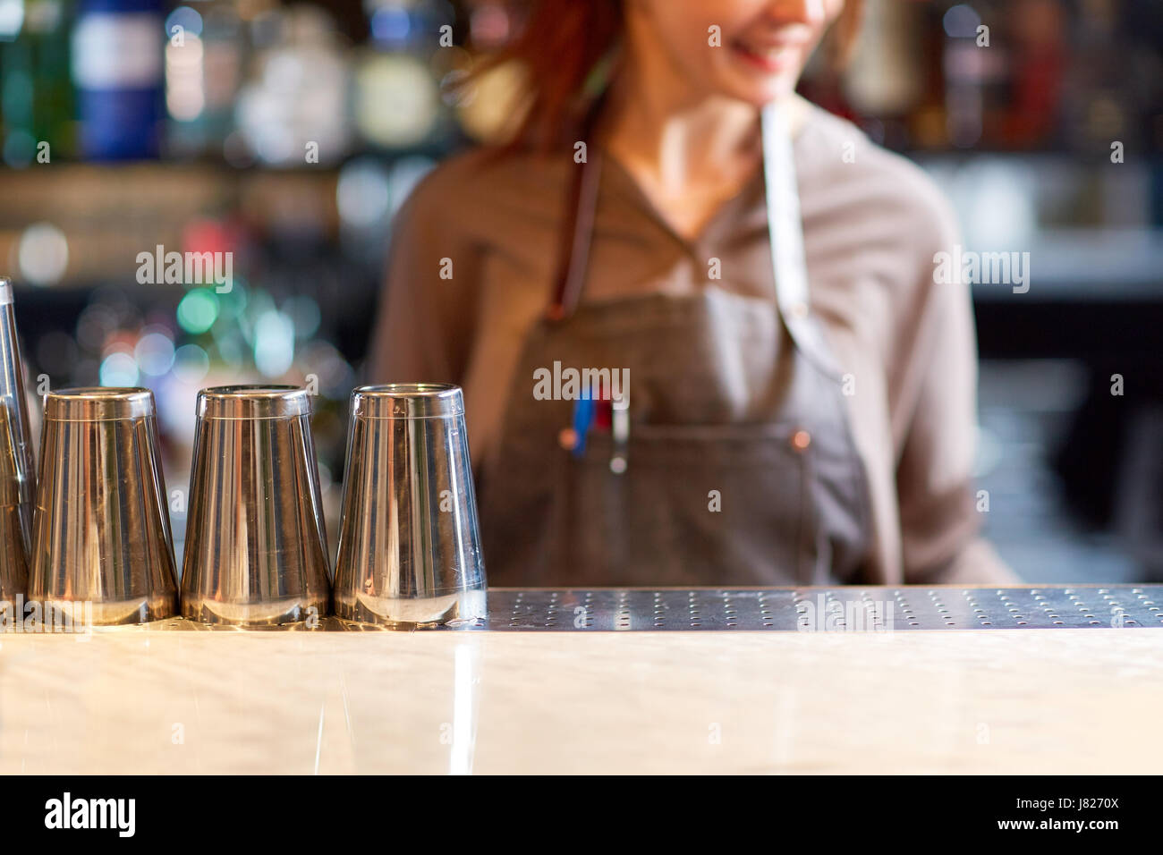 Cocktail waitress hi-res stock photography and images - Alamy
