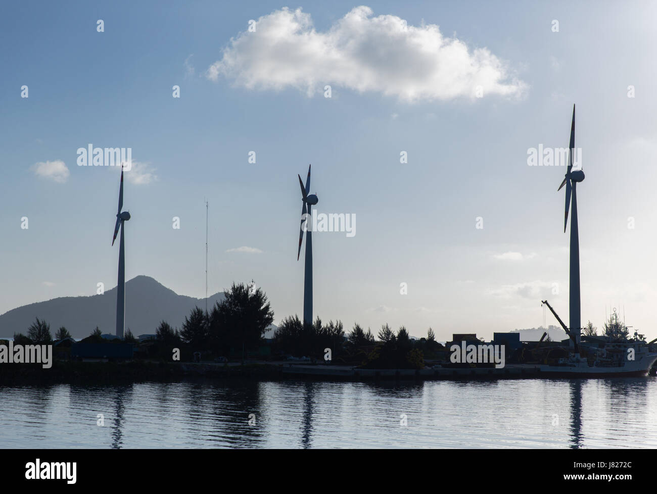 Wind turbines convert kinetic hi-res stock photography and images - Alamy