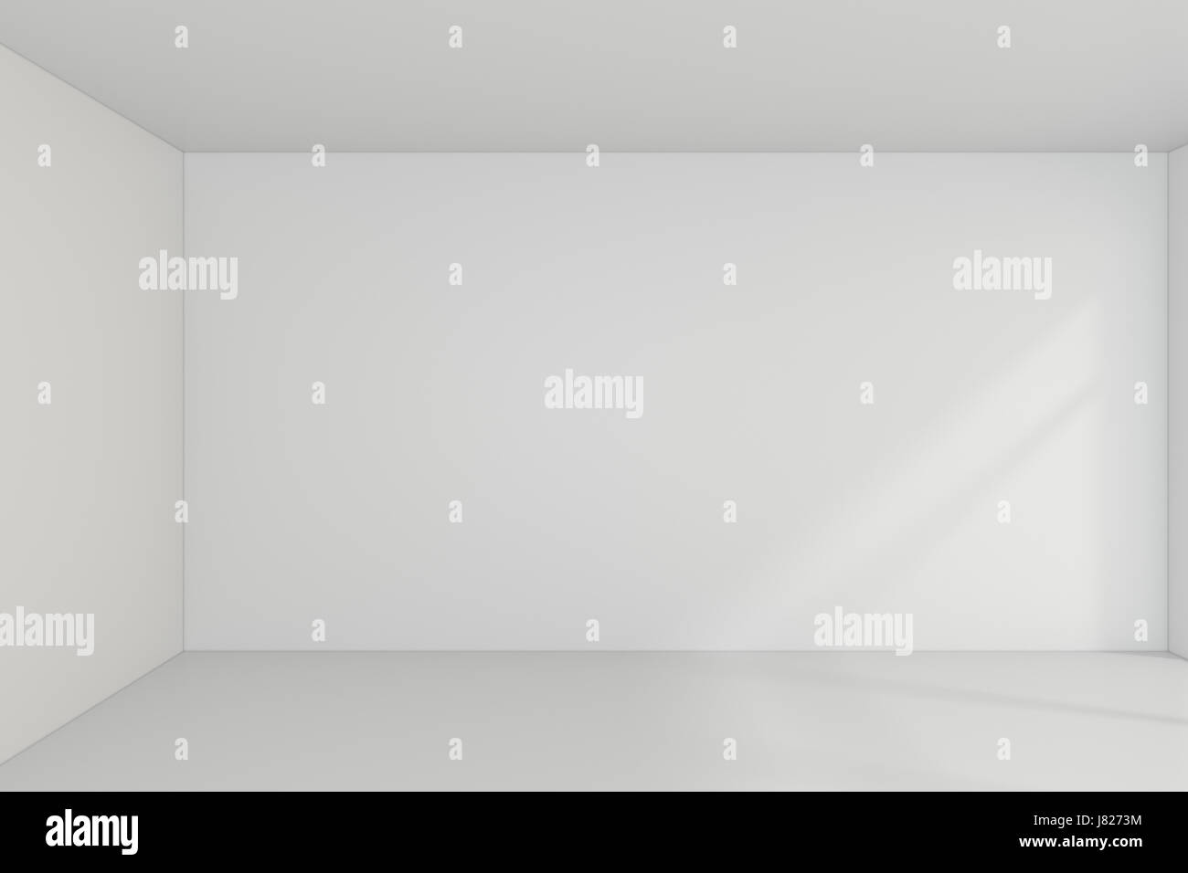 Empty room interior white background. 3d rendering Stock Photo - Alamy
