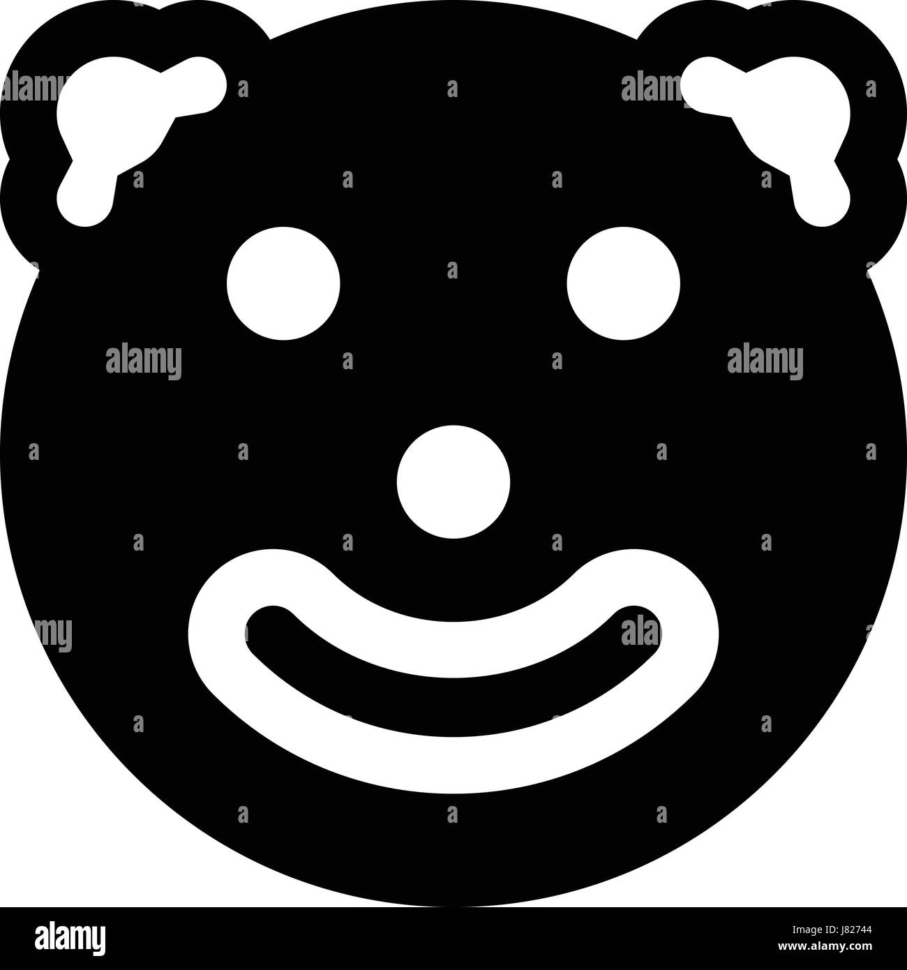 Neutral emoticon Black and White Stock Photos & Images - Alamy