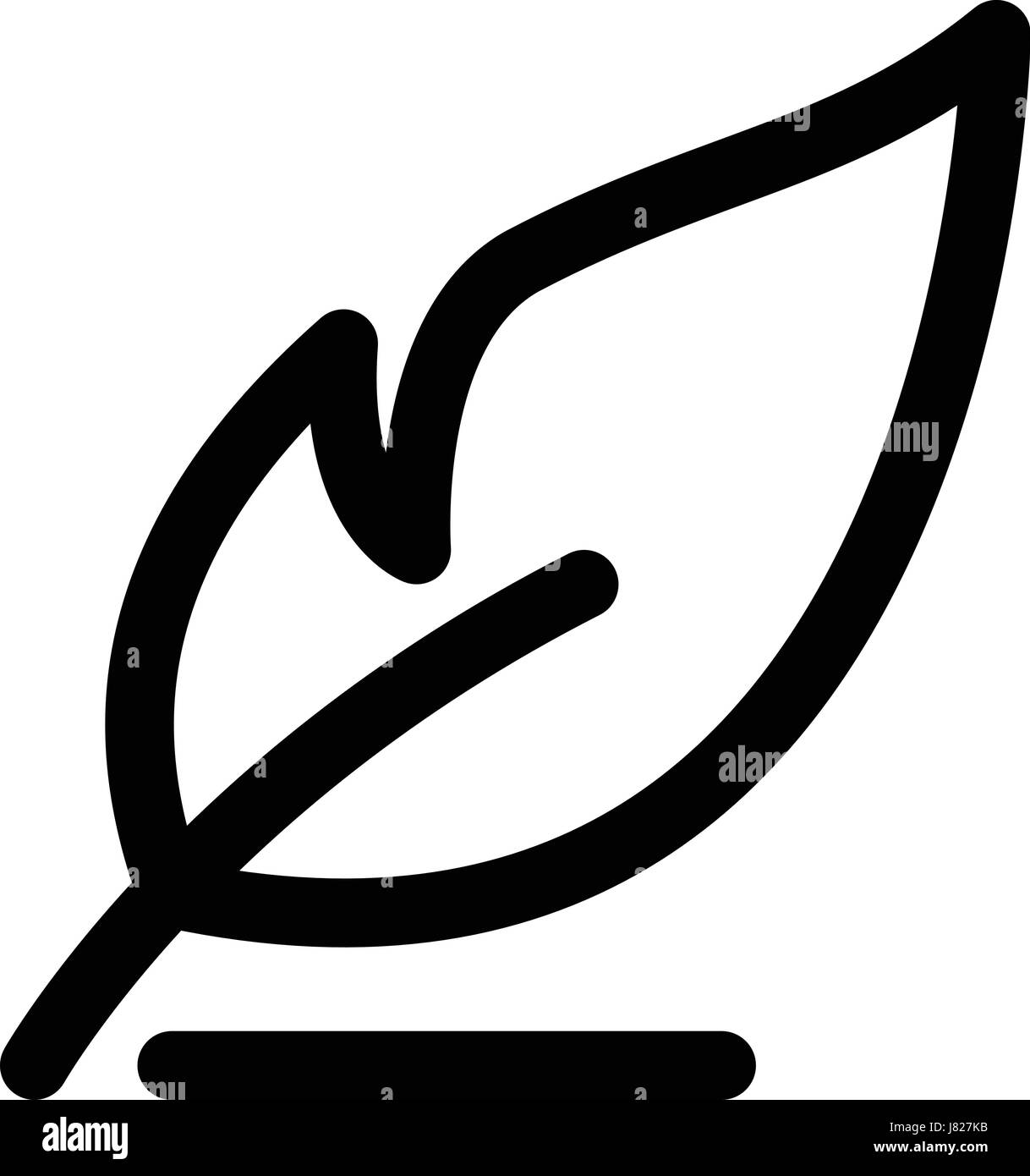 Old scribe with quill pen Stock Vector Images - Alamy