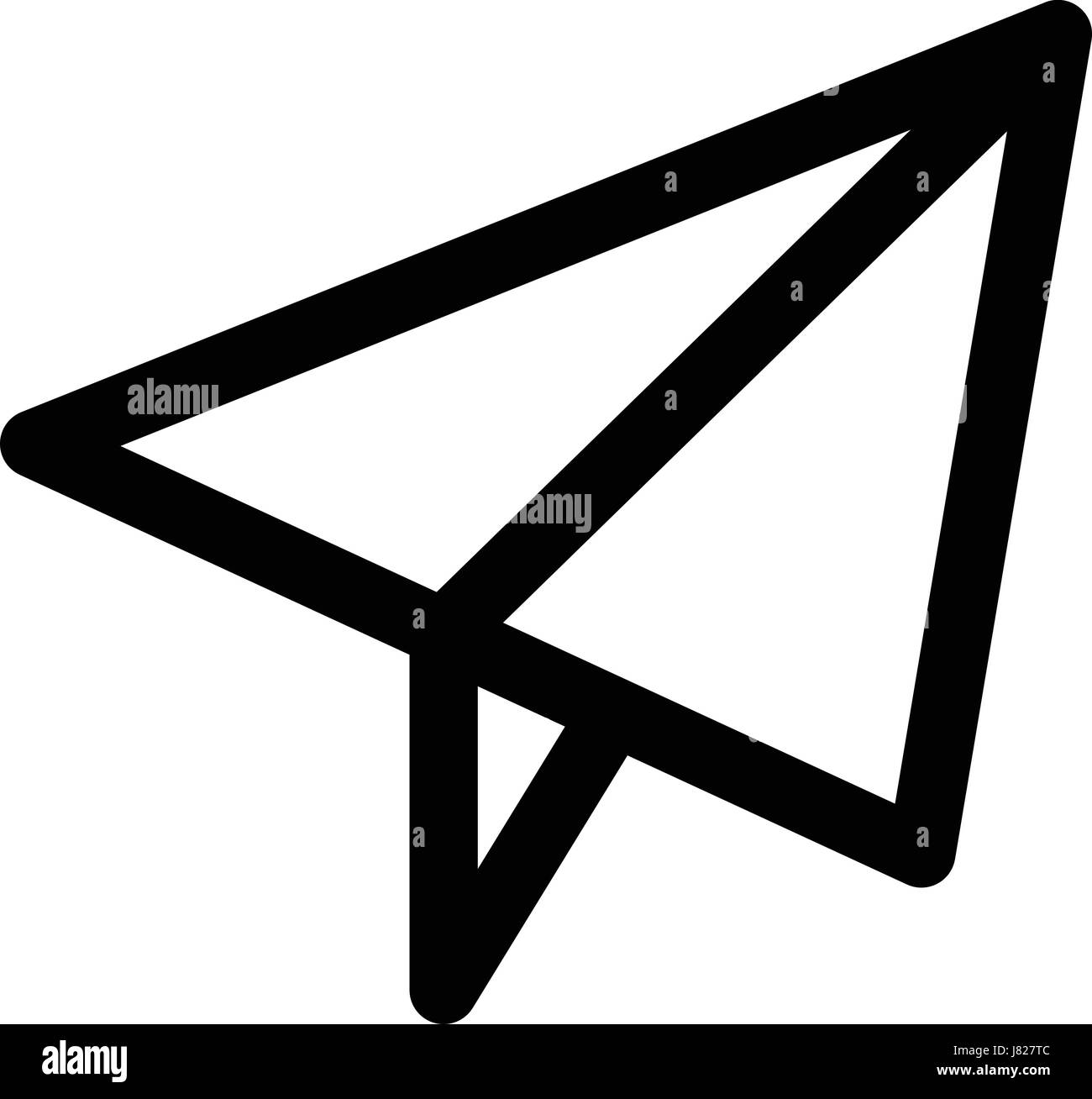 Telegram icon Black and White Stock Photos & Images - Alamy