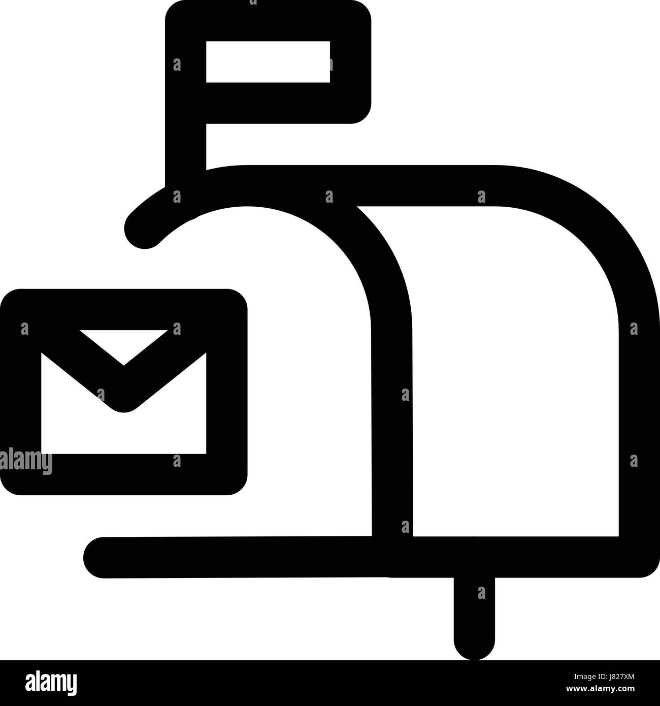 post mailbox open Stock Vector Image & Art - Alamy