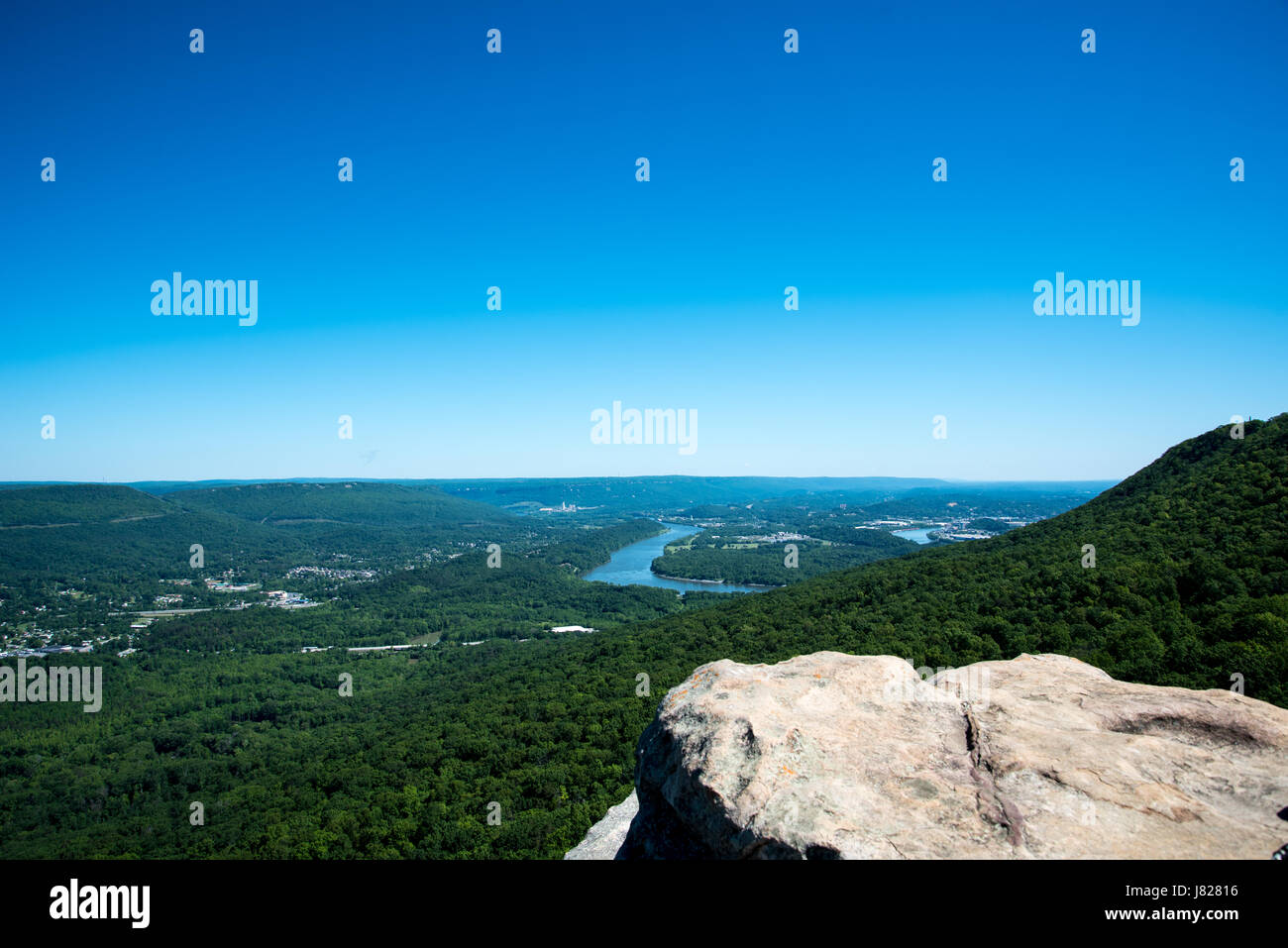 Sunset Rock Lookout Mountain Landscape Stock Photo - Alamy
