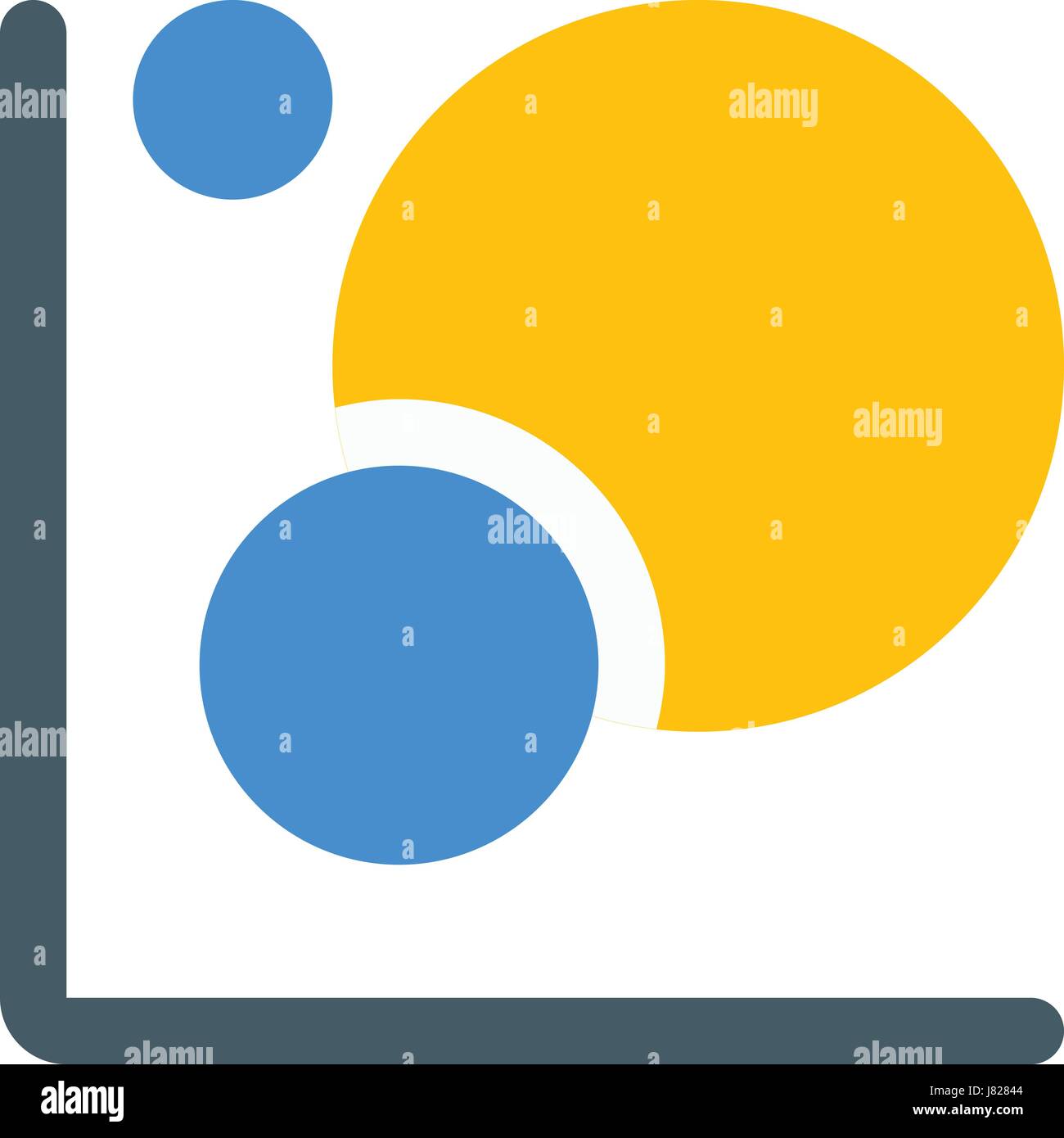 Bubble graph Stock Vector Images - Alamy