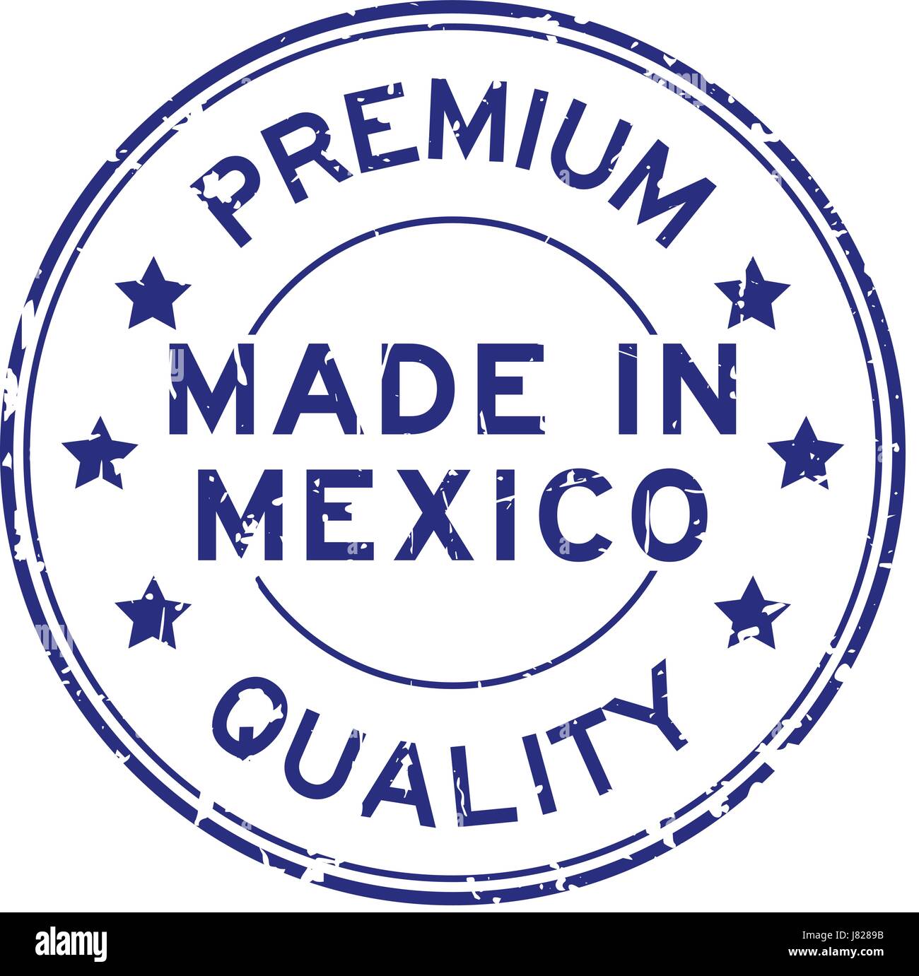 Mexican export stamp Stock Vector Images - Alamy