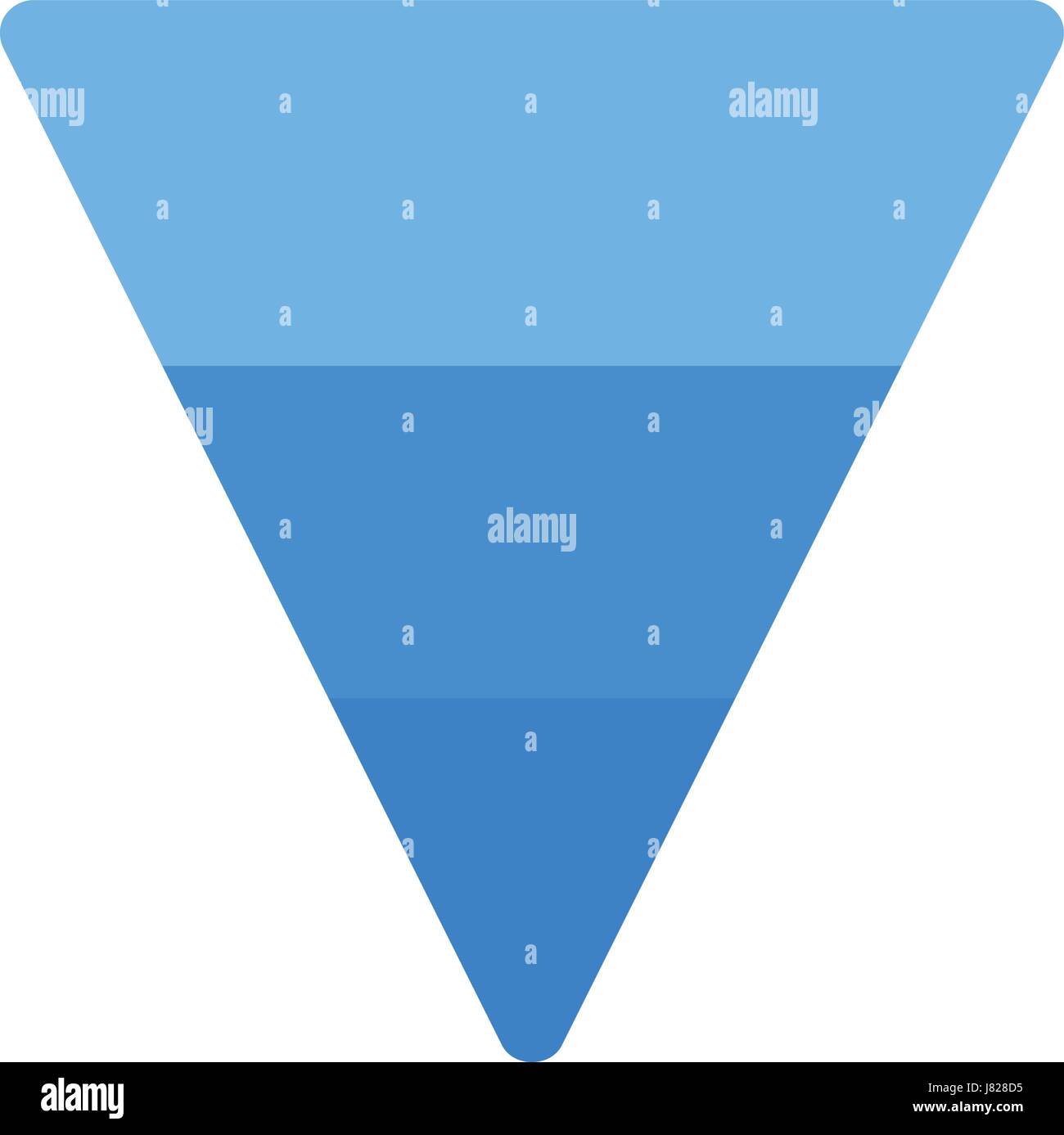 Inverted pyramid Stock Vector Images - Alamy