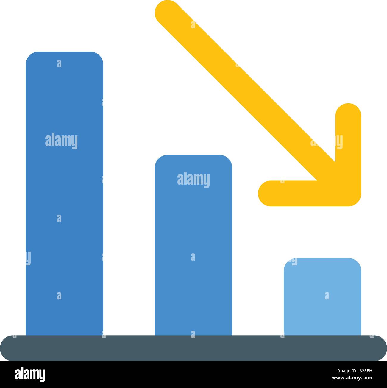 loss bar chart Stock Vector Image & Art - Alamy