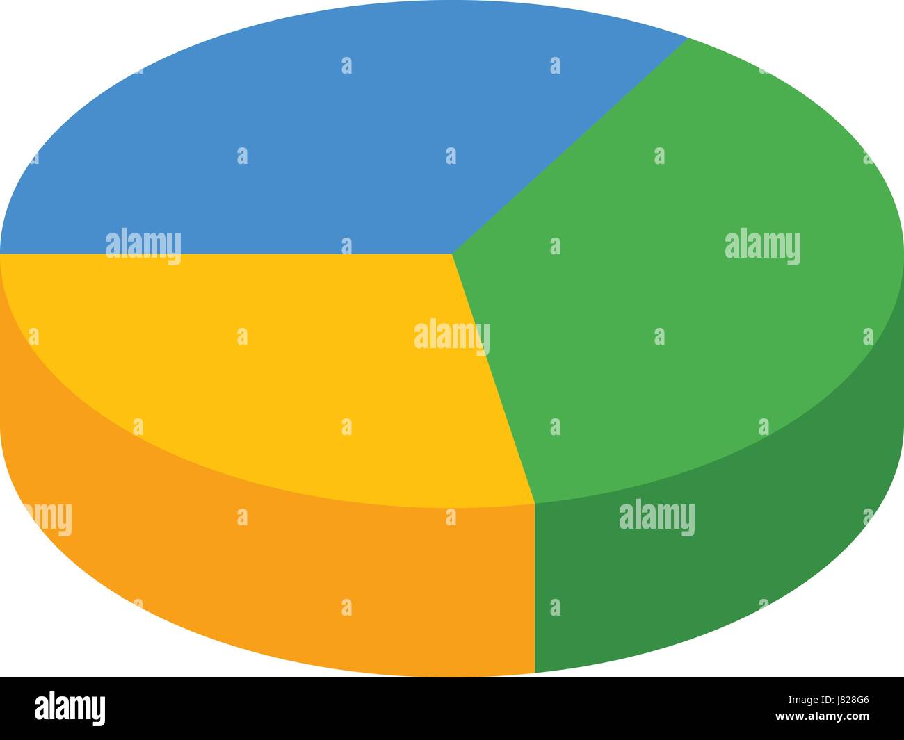 Pie chart representation Stock Vector Images - Alamy