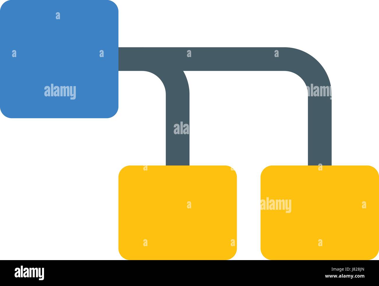 Org chart infographics hi-res stock photography and images - Alamy