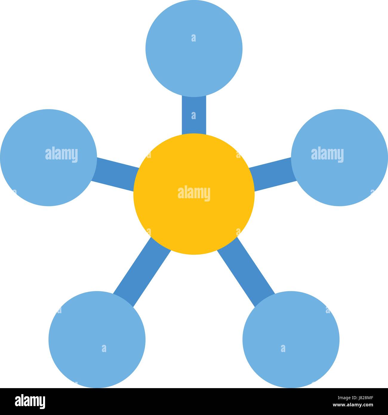 radial circle diagram Stock Vector Image & Art - Alamy