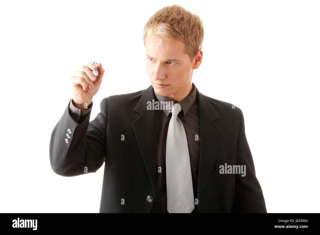 note memo hand write wrote writing writes isolated closeup human human ...