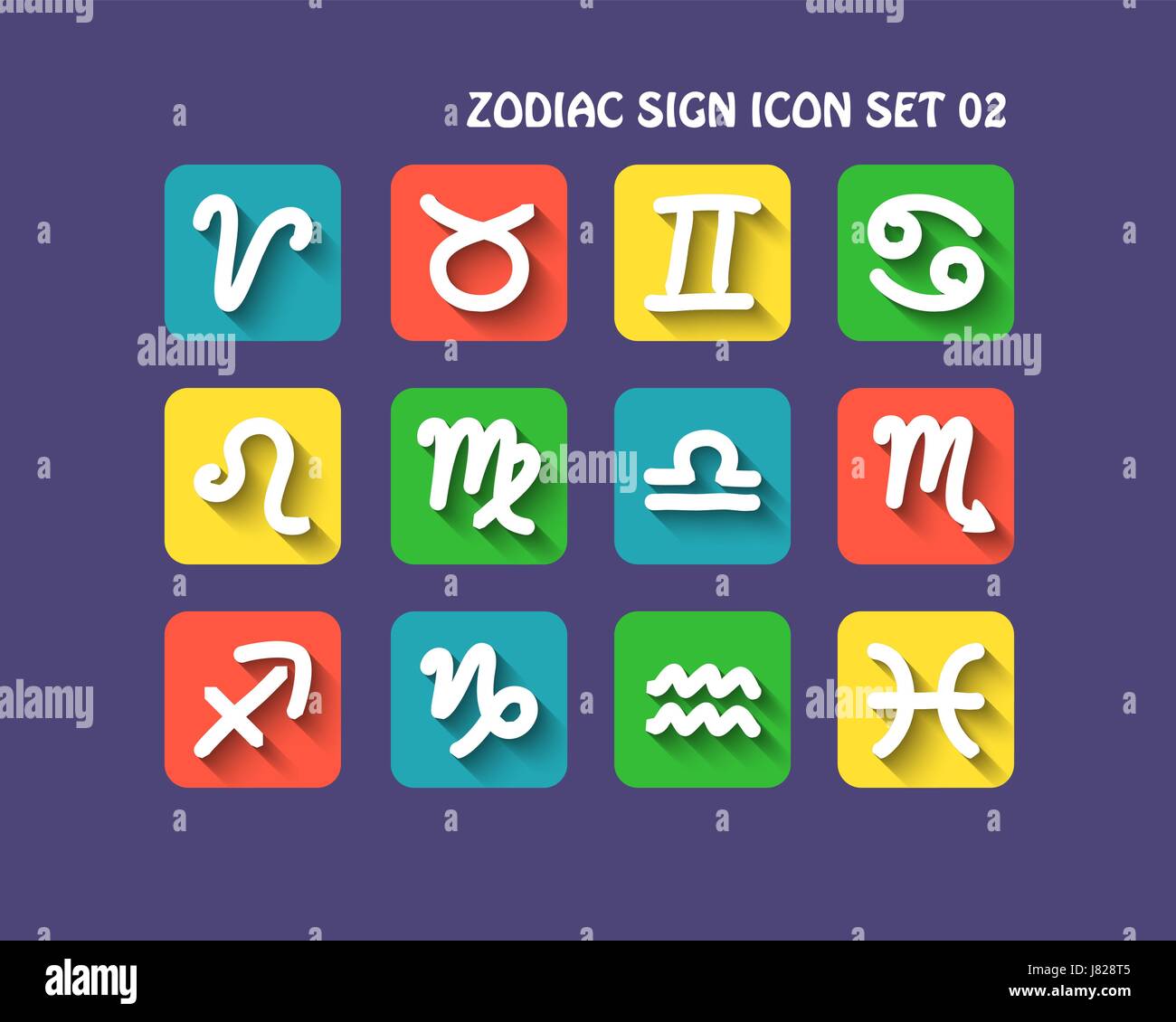 Taurus zodiac sign hand Stock Vector Images - Alamy