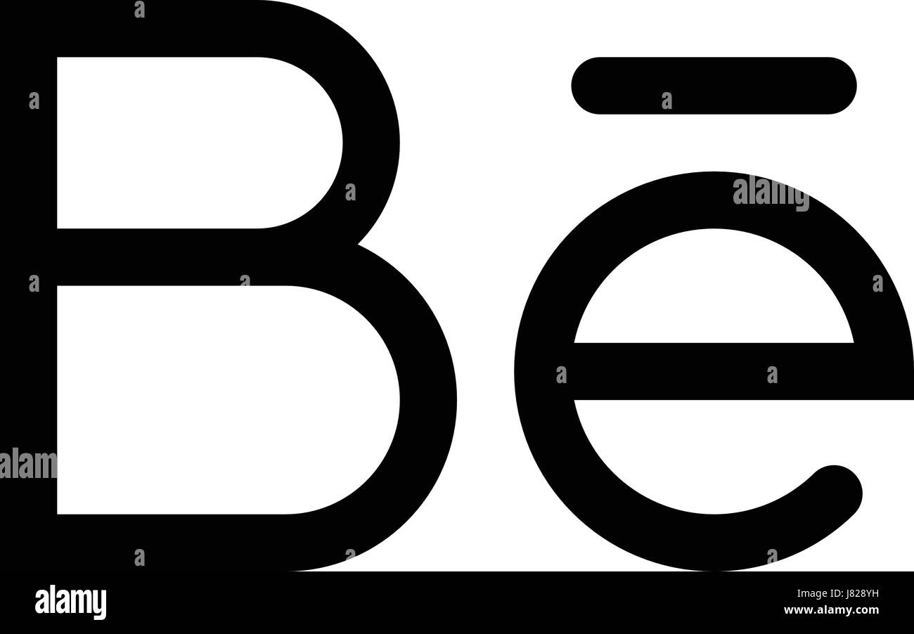 Behance icon logo Stock Vector Images - Alamy