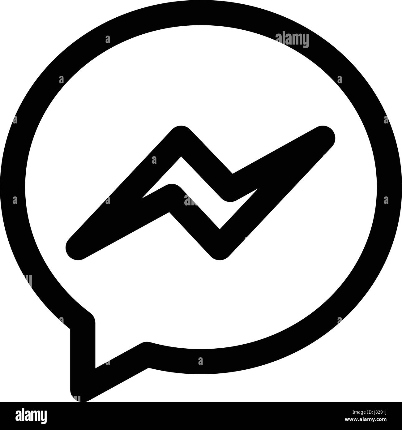Facebook messenger Stock Vector Images - Alamy