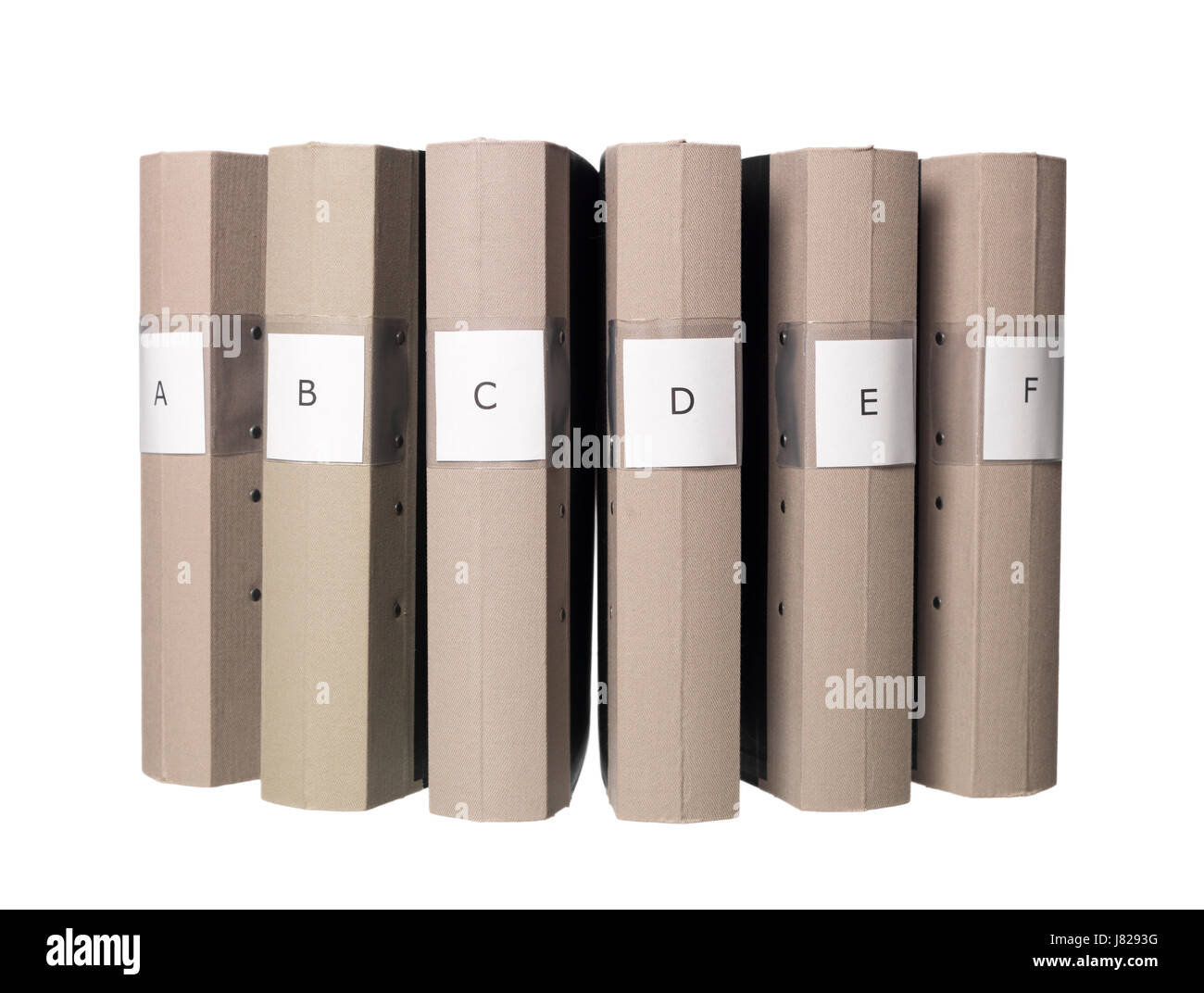 order letters beige six file binder archive folder white grey gray ...