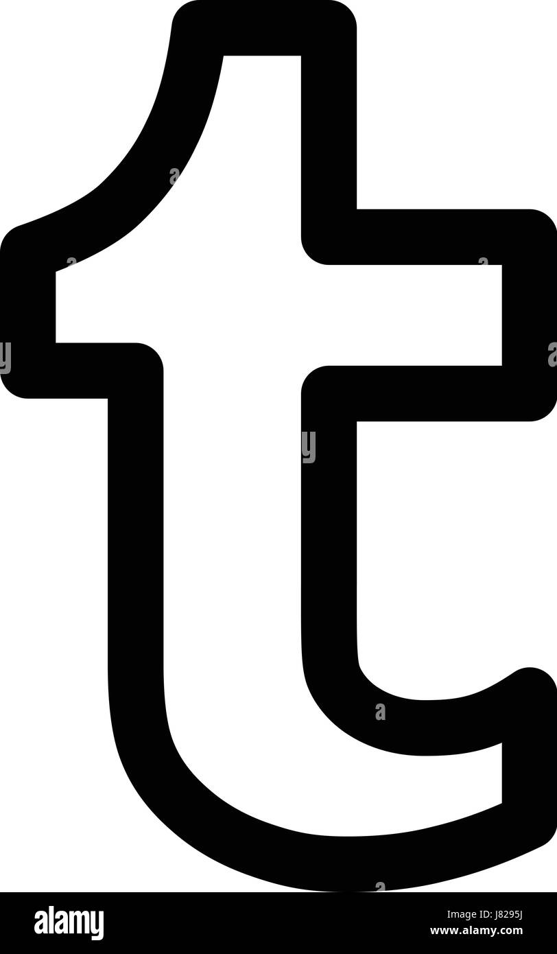 Tumblr logo Stock Vector Images - Alamy