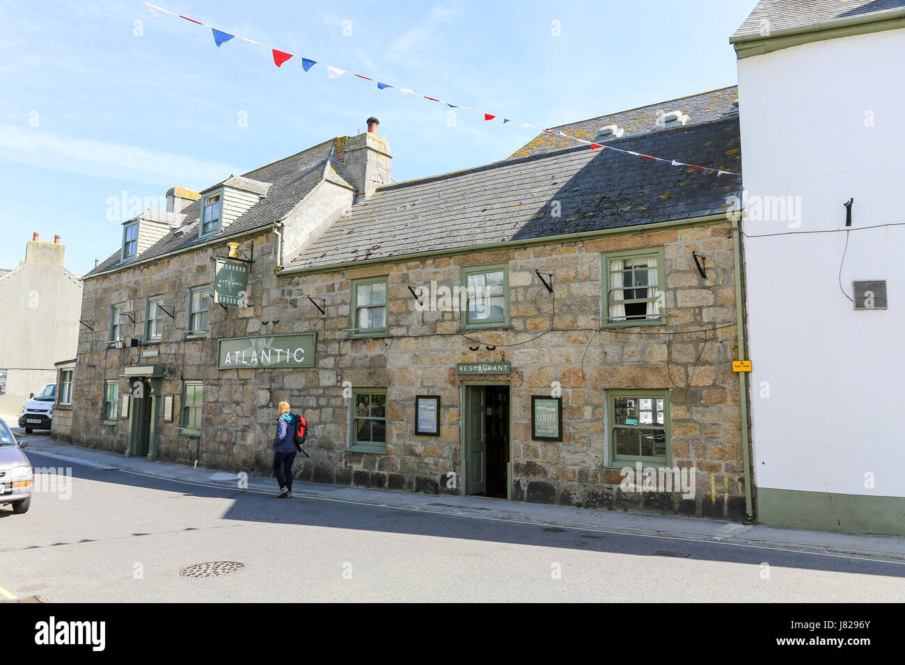 The Atlantic public house or pub Hugh Town, St. Mary's, Isles of Scilly ...