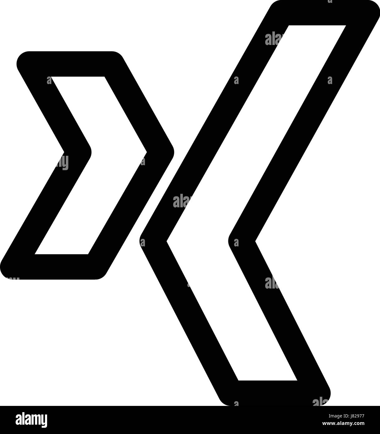 Xing icons hi-res stock photography and images - Alamy