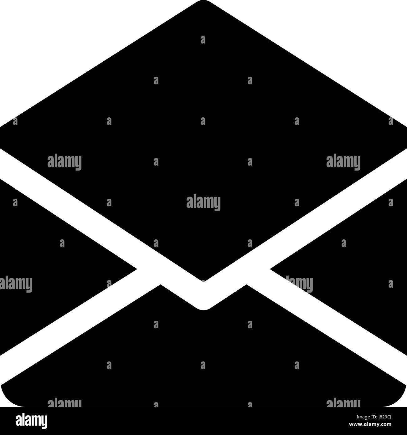 Open letter read email Stock Vector Images - Alamy