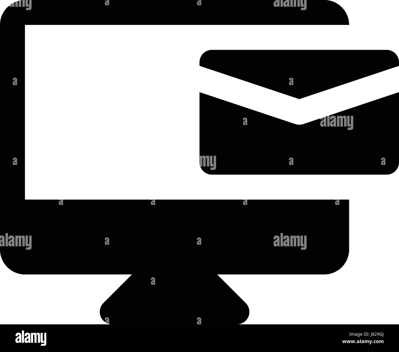 New notification Black and White Stock Photos & Images - Alamy