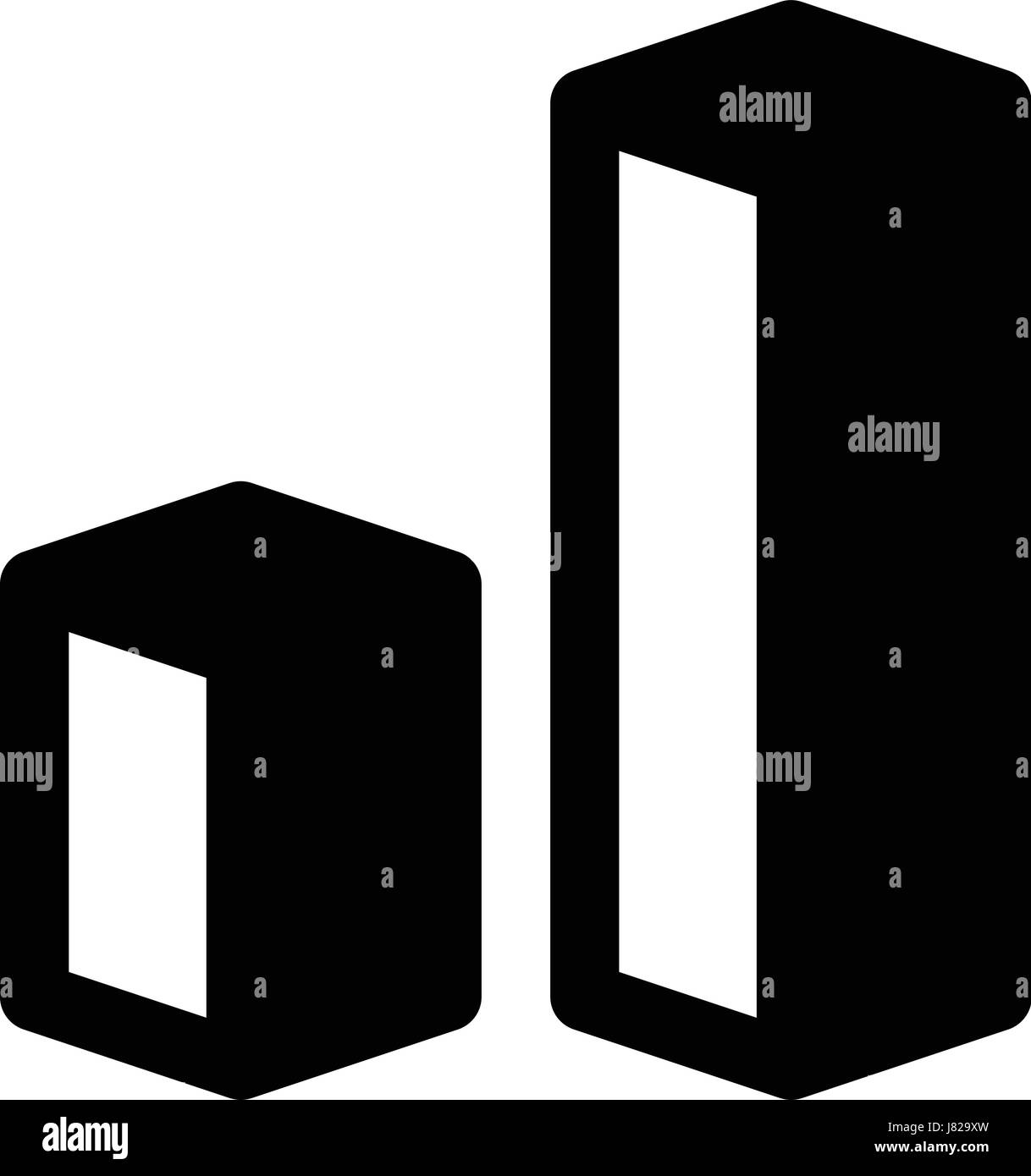 Graph ascending Black and White Stock Photos & Images - Alamy