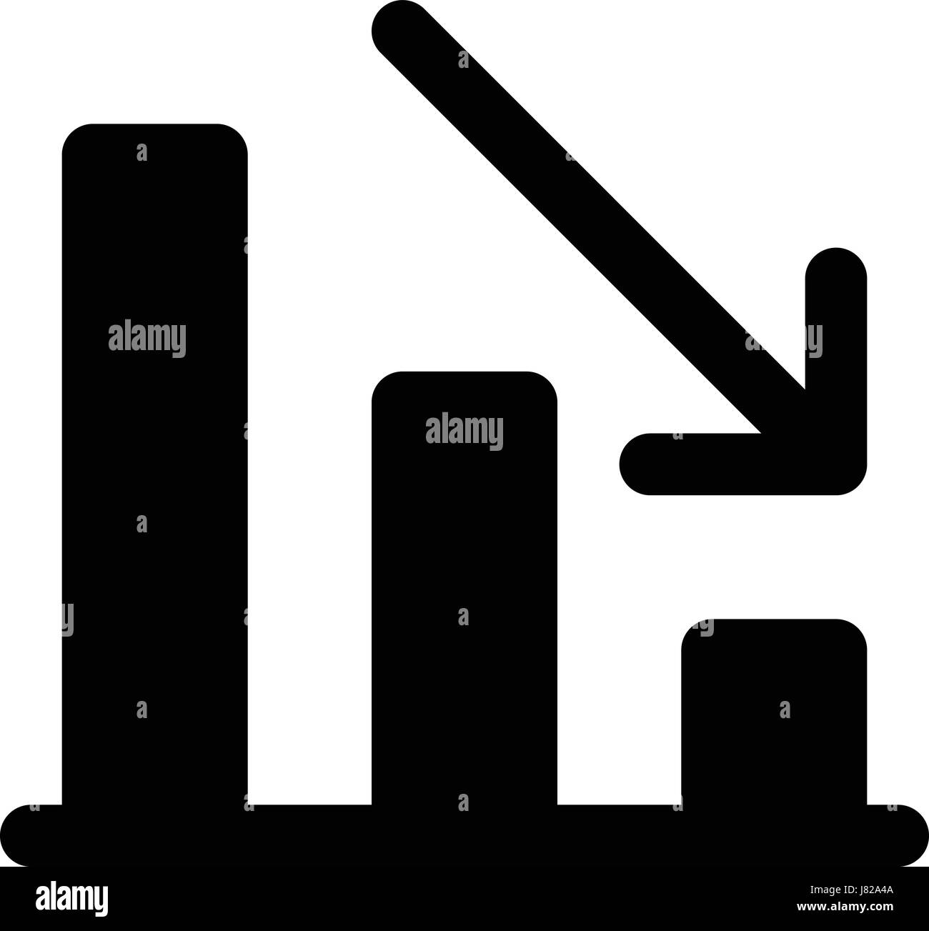 loss bar chart Stock Vector Image & Art - Alamy