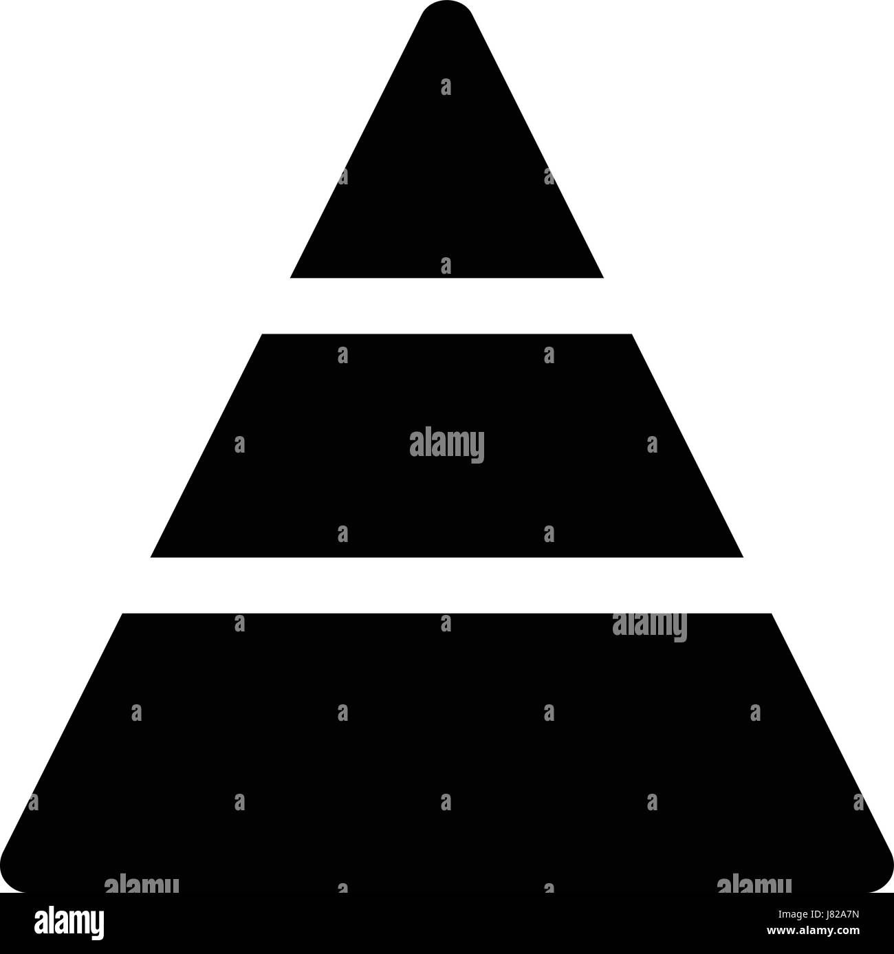 Triangular pyramid Black and White Stock Photos & Images - Alamy