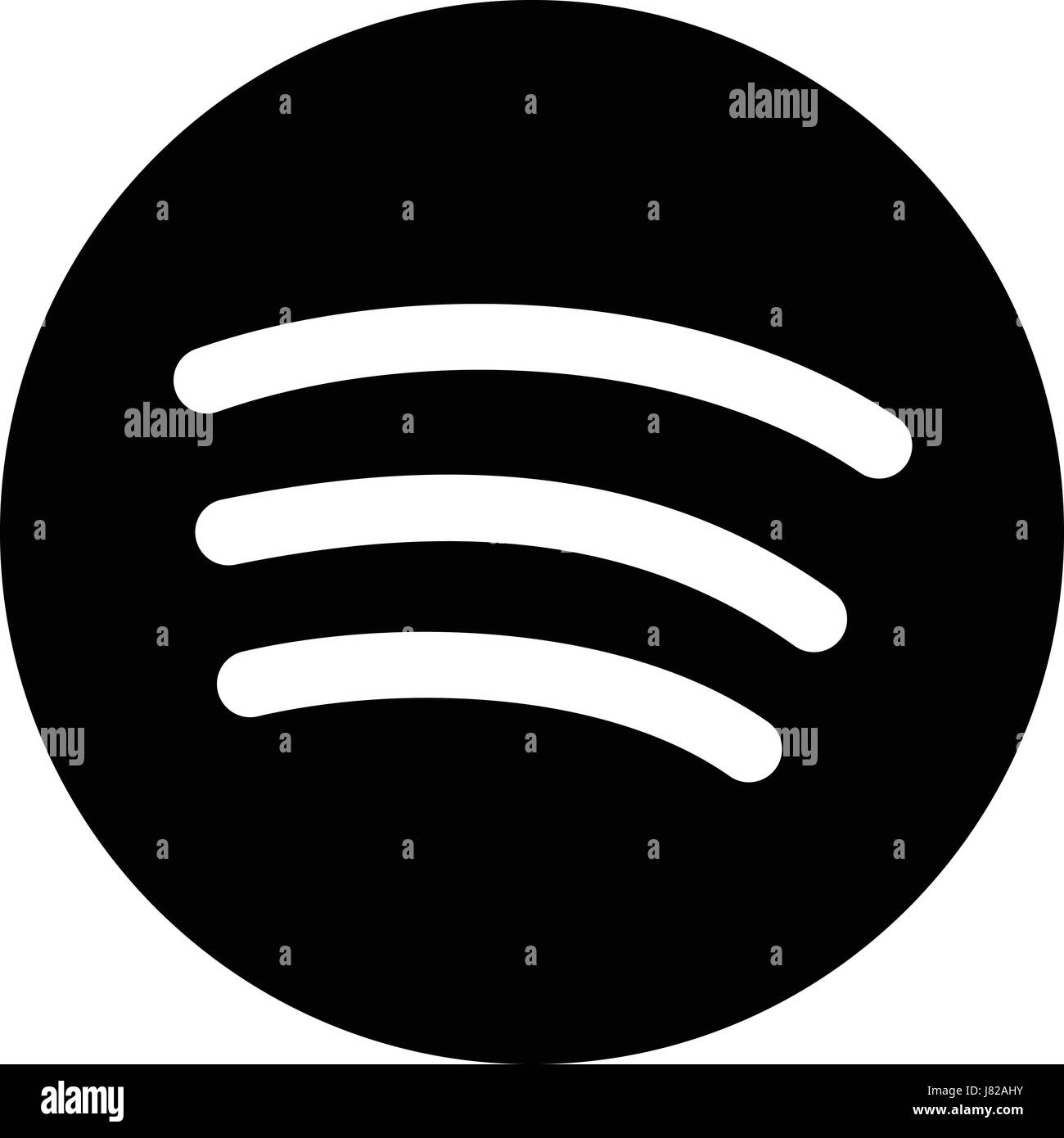 Spotify logo Stock Vector Images - Alamy