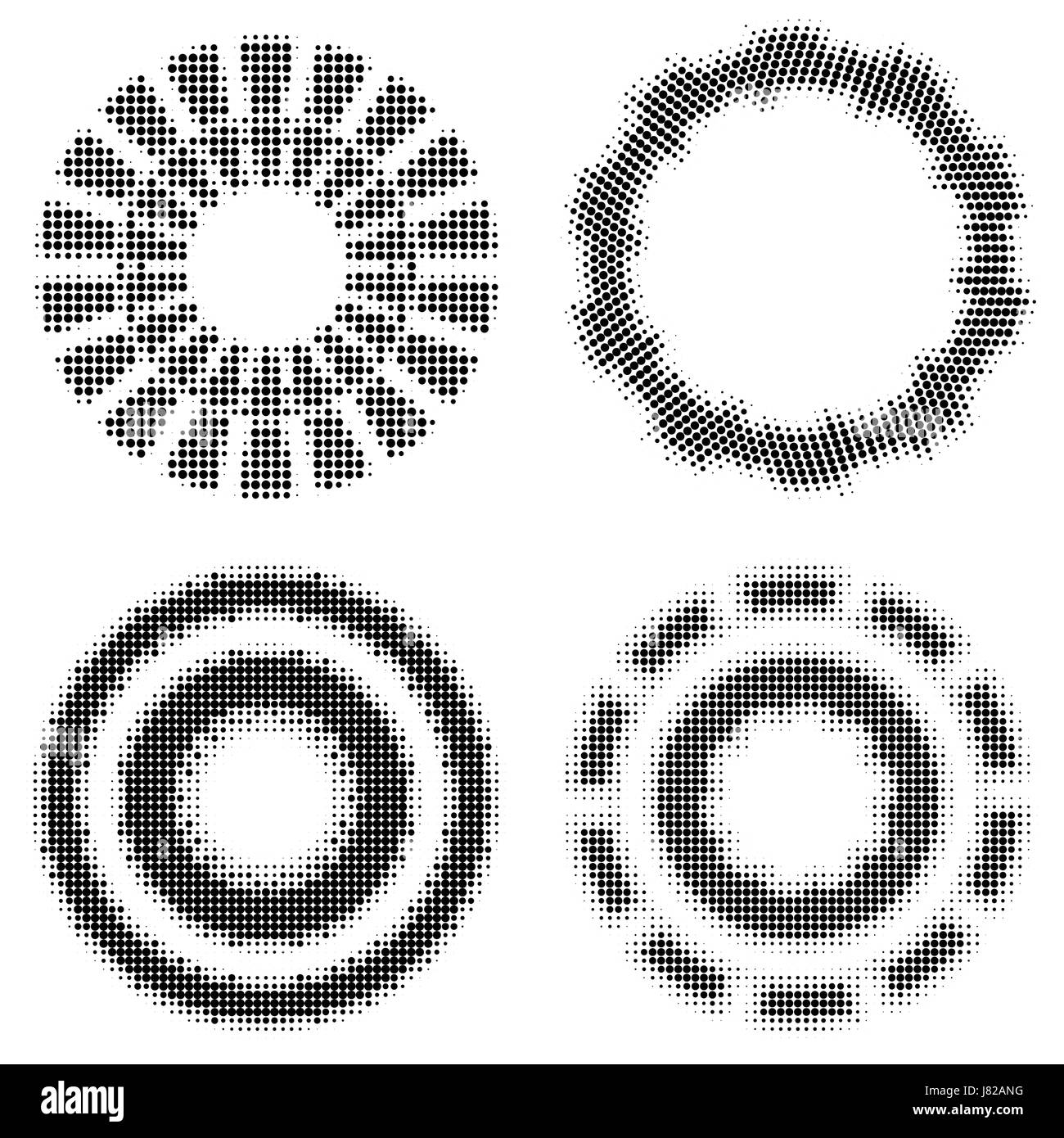Halftone dot pattern poster Cut Out Stock Images & Pictures - Alamy