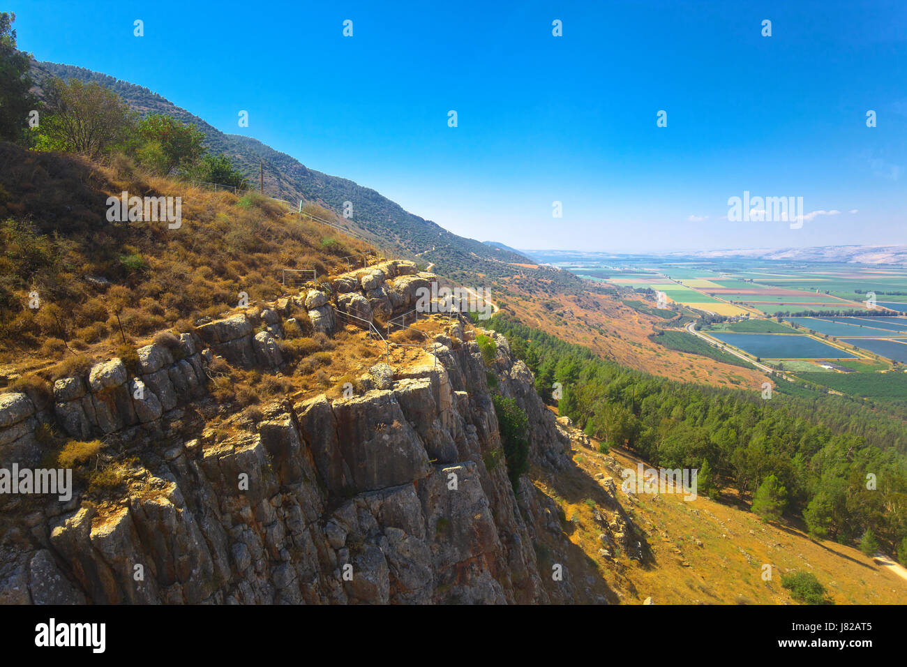 mountains in the North of Israel , Middle East Stock Photo - Alamy