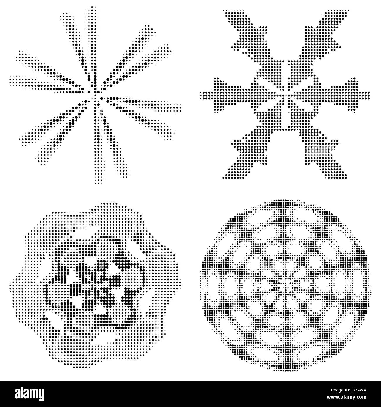 Halftone dot pattern poster Cut Out Stock Images & Pictures - Alamy