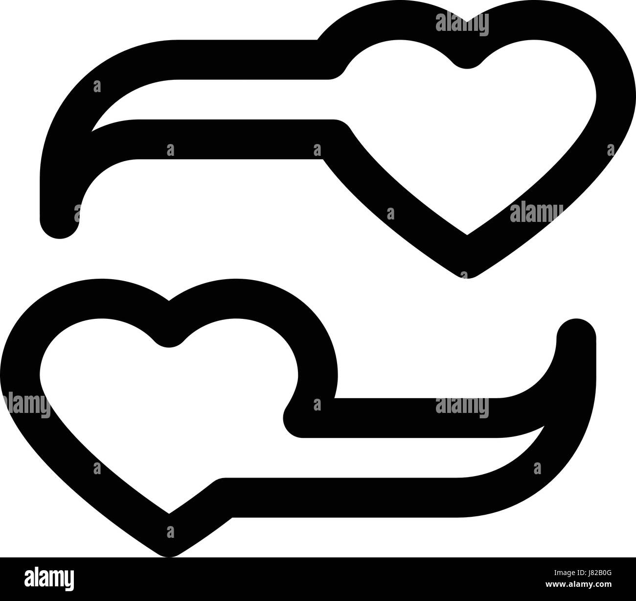 Revolving hearts hi-res stock photography and images - Alamy