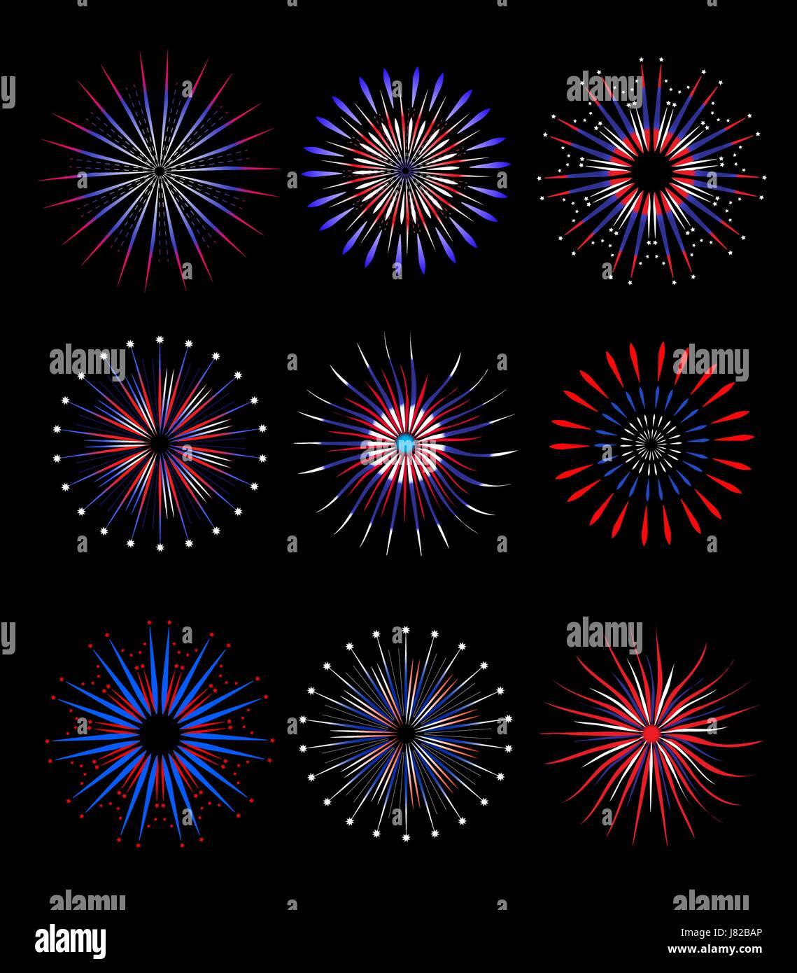 Firework illustration hi-res stock photography and images - Alamy