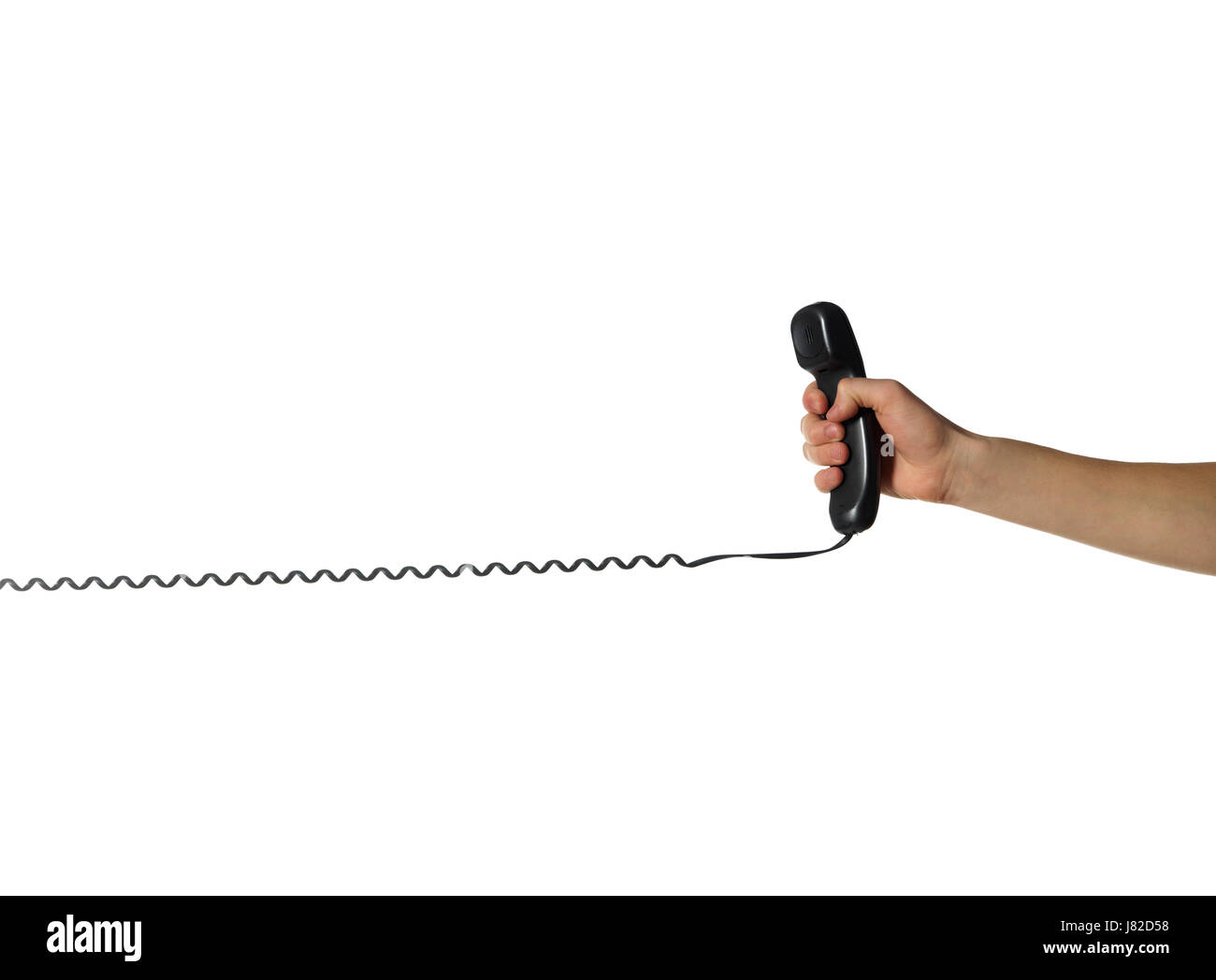 telephone phone still life studio communication spin cord lead ...