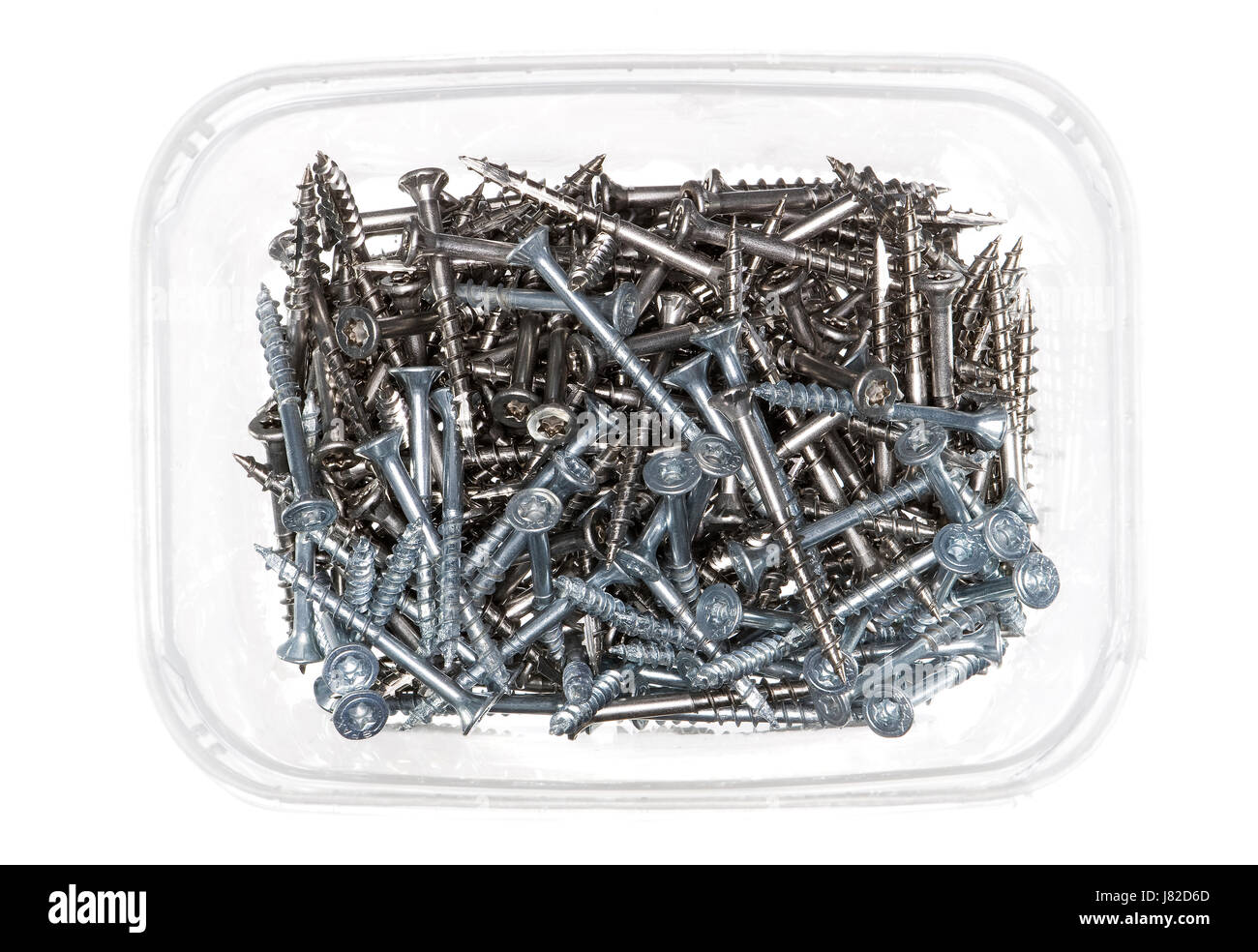 still life silver studio screw spin plastic synthetic material box ...